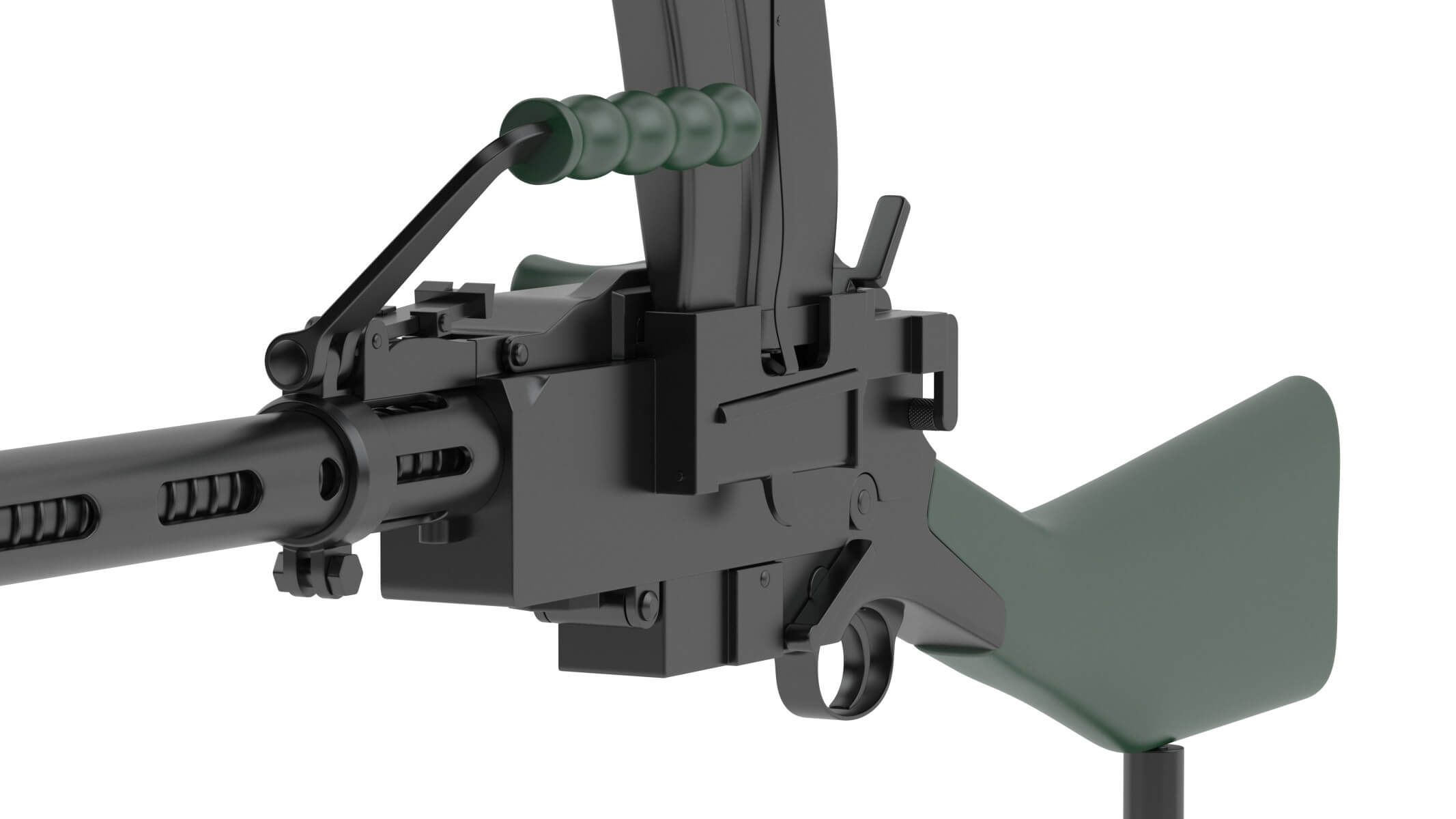 Madsen Machine Gun - 3D Model by frezzy