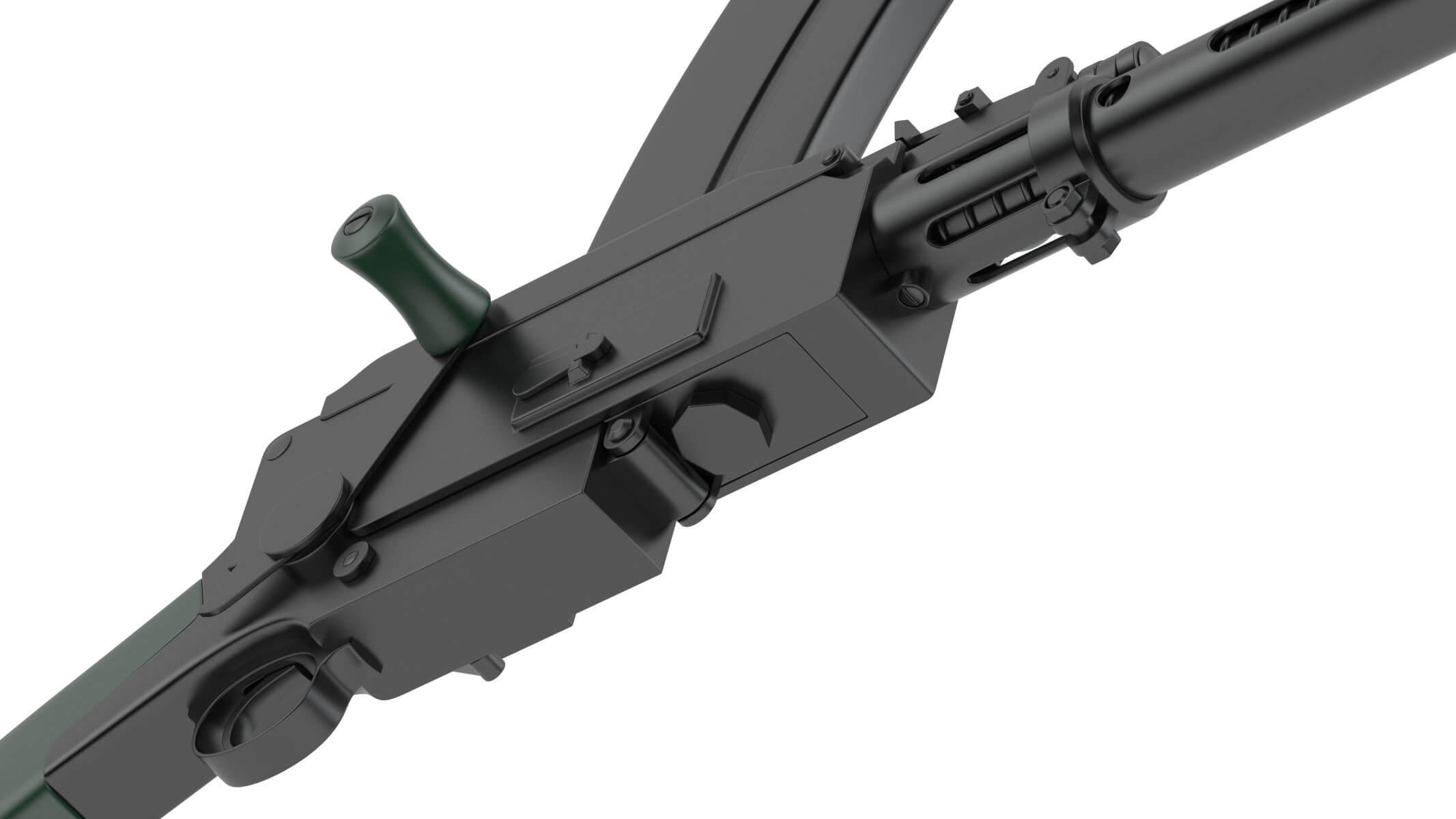 Madsen Machine Gun - 3D Model by frezzy