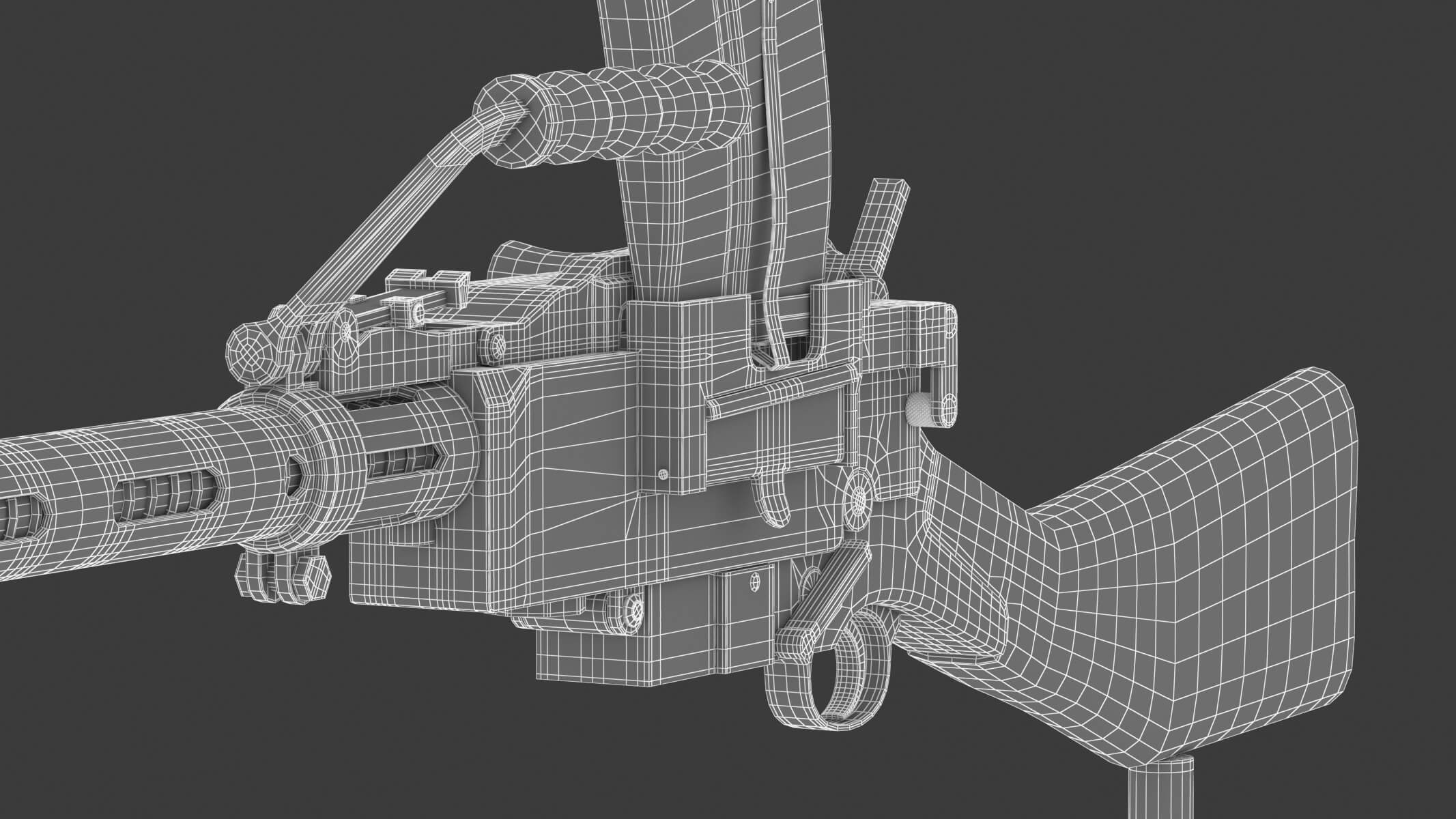 Madsen Machine Gun - 3D Model by frezzy