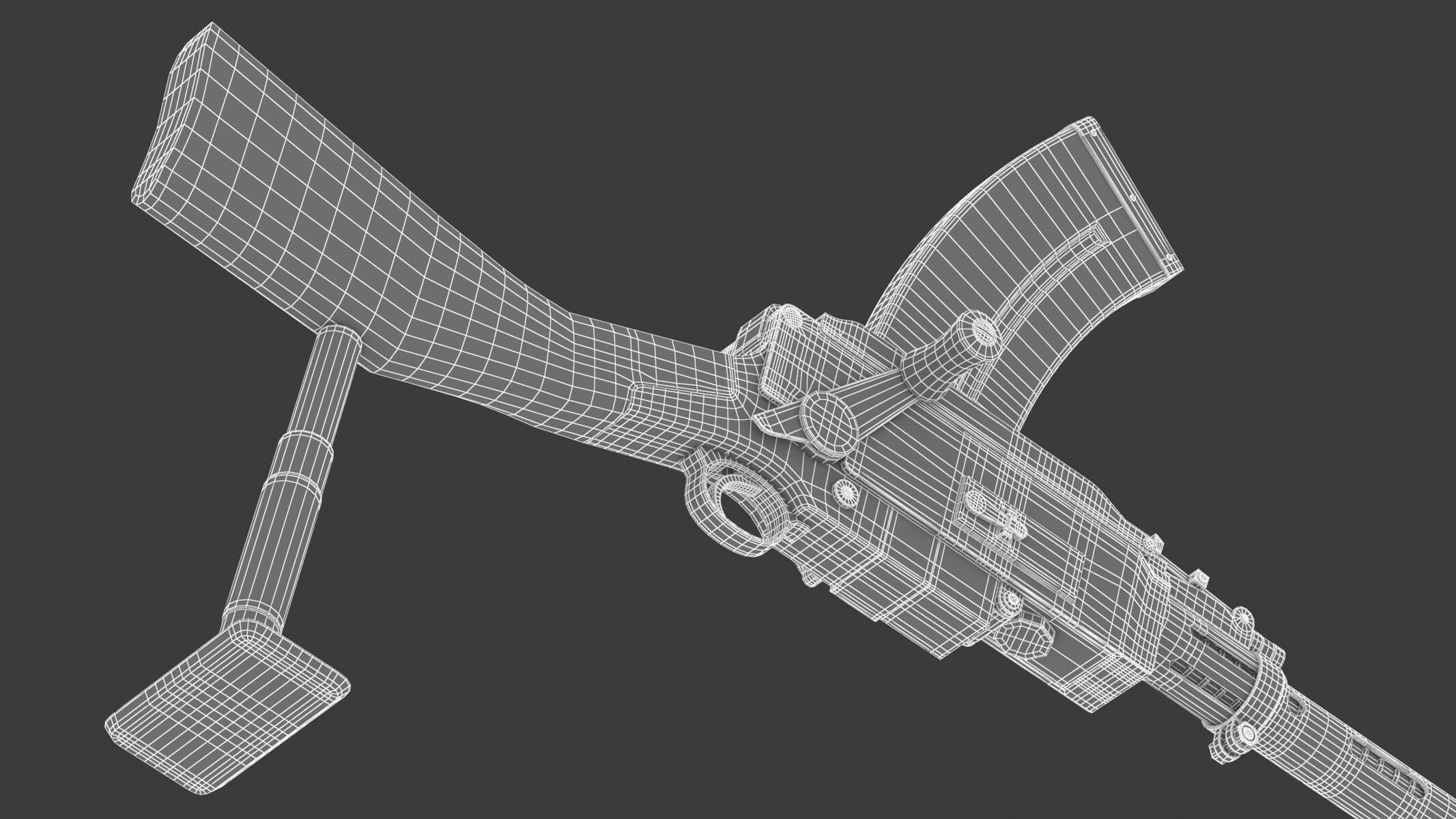 Madsen Machine Gun - 3D Model by frezzy