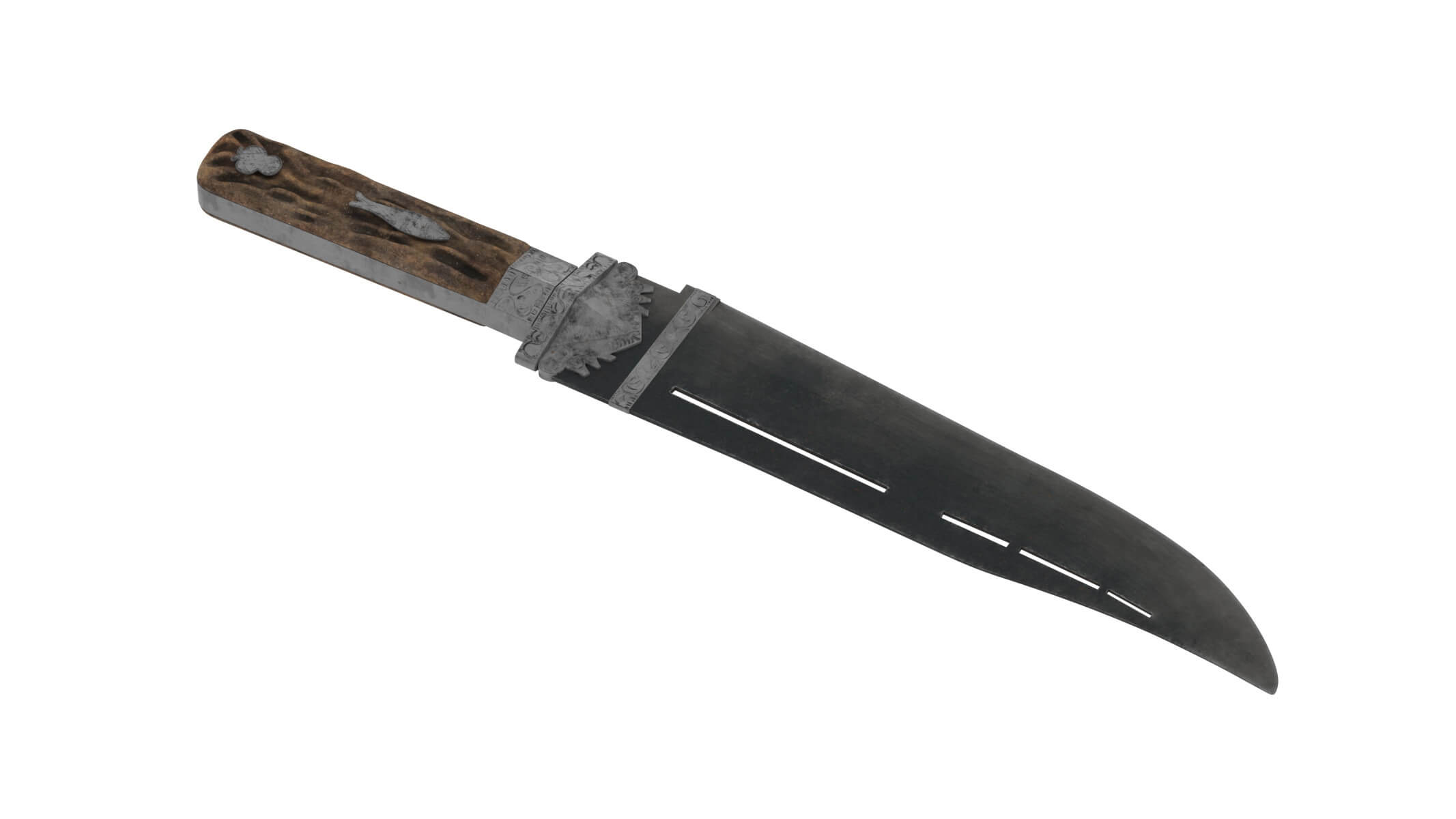 Malappuram Kathi Dagger - 3D Model by frezzy