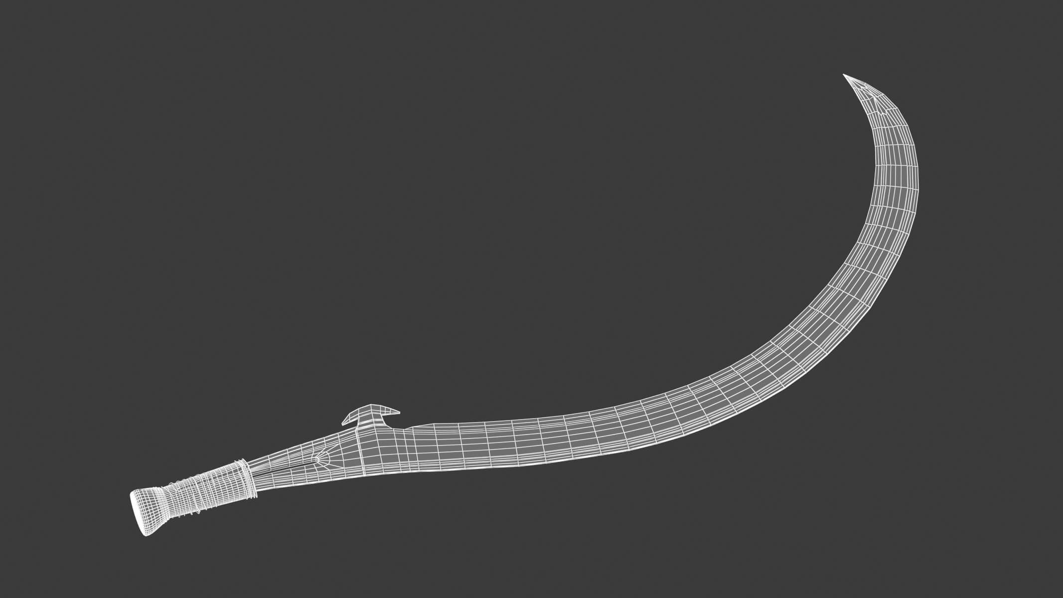 Mambele Sword - 3D Model by frezzy