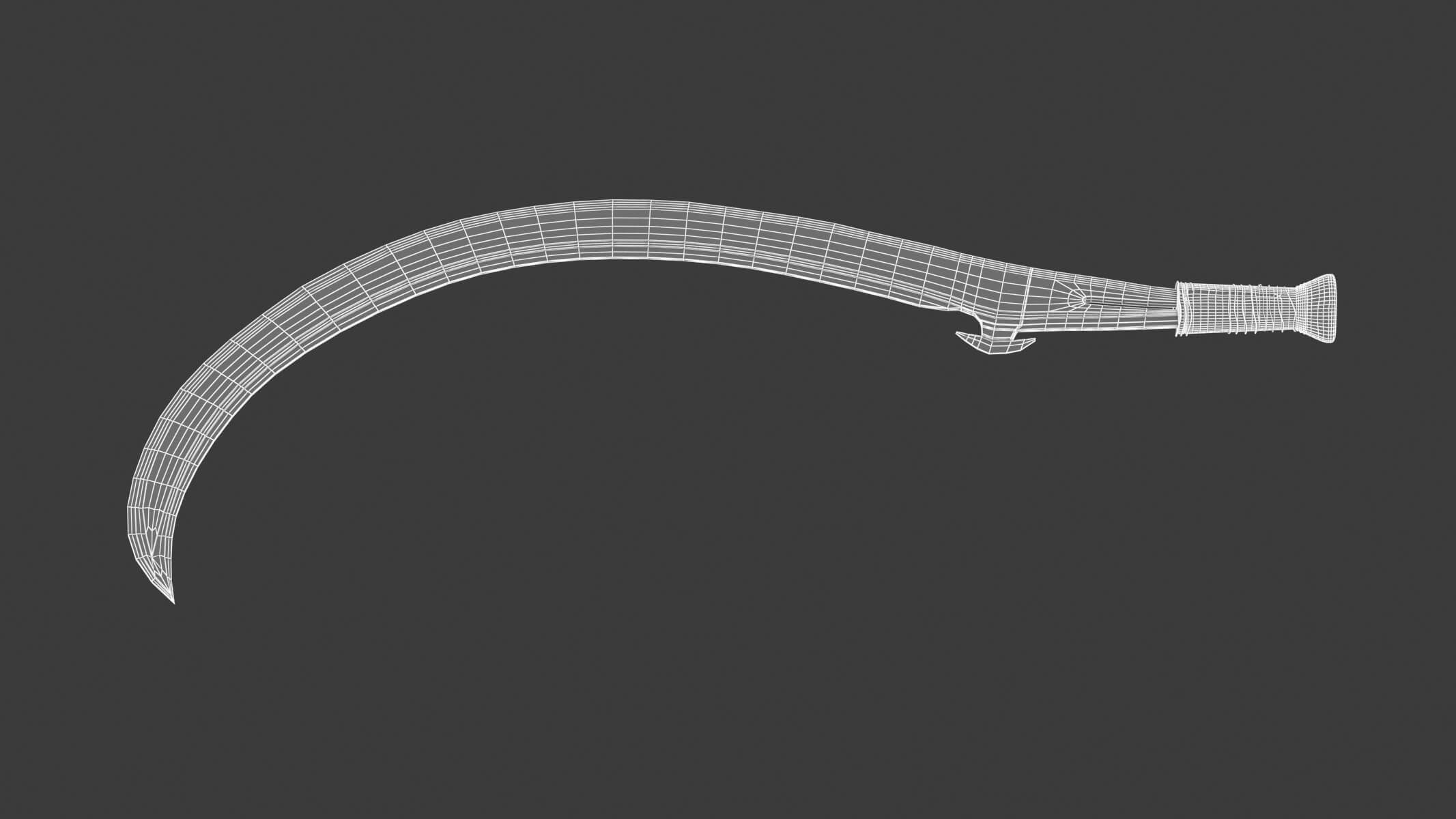 Mambele Sword - 3D Model by frezzy