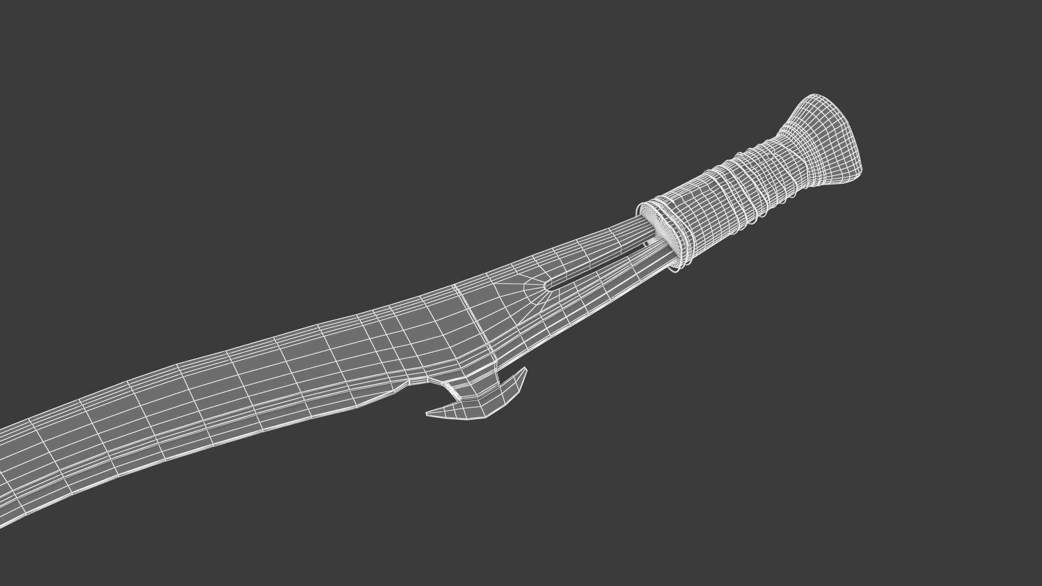 Mambele Sword - 3D Model by frezzy