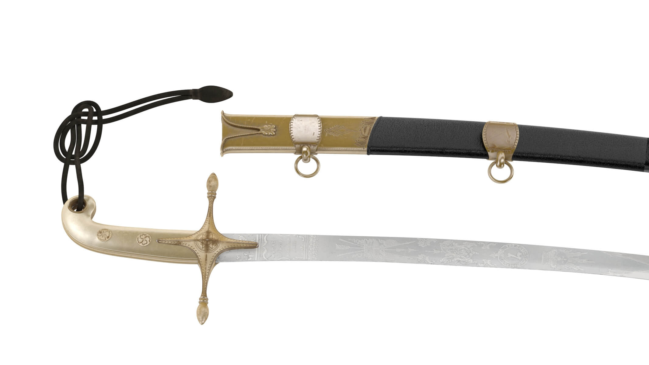 Mameluke Sword - 3D Model by frezzy