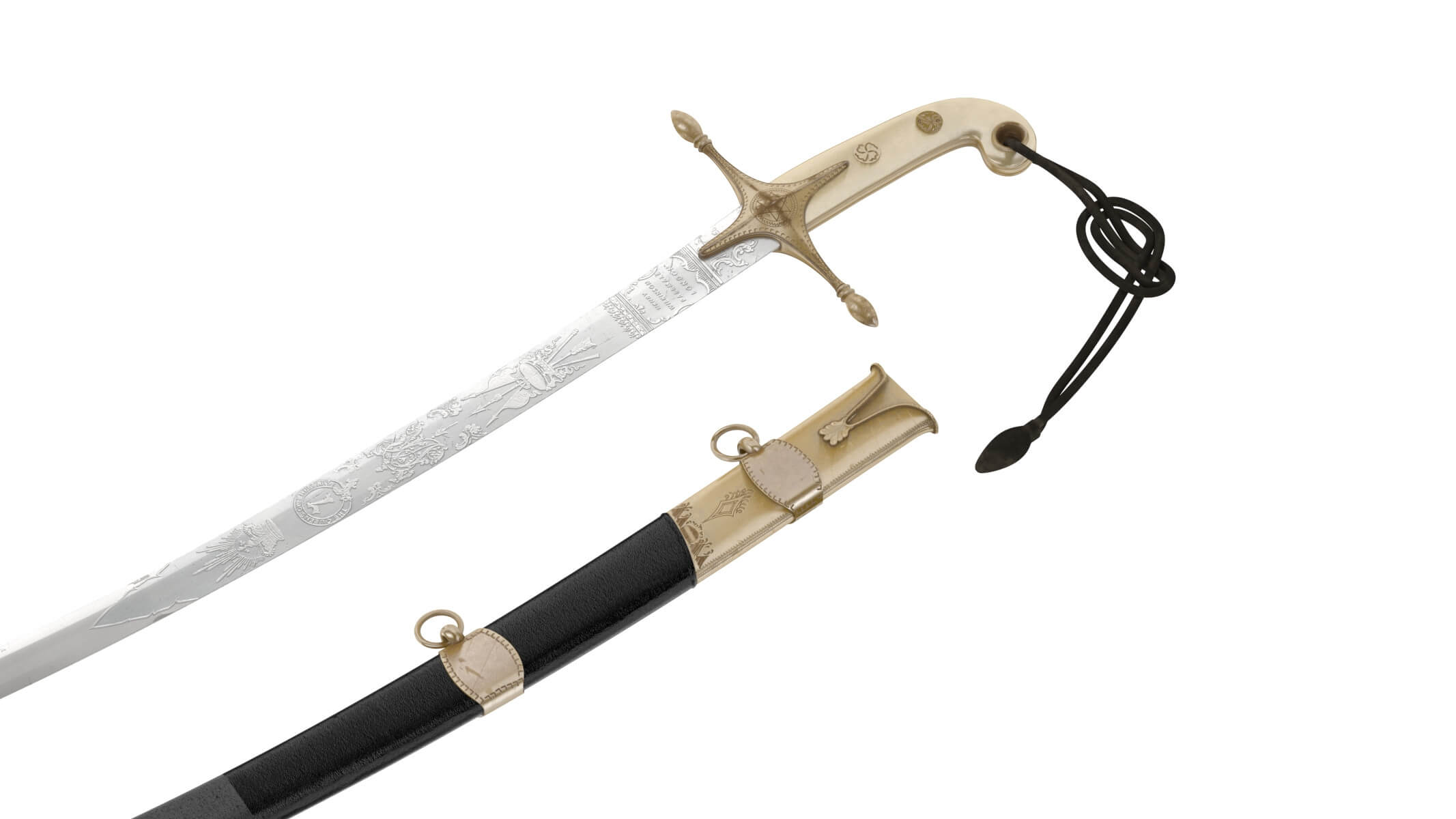 Mameluke Sword - 3D Model by frezzy