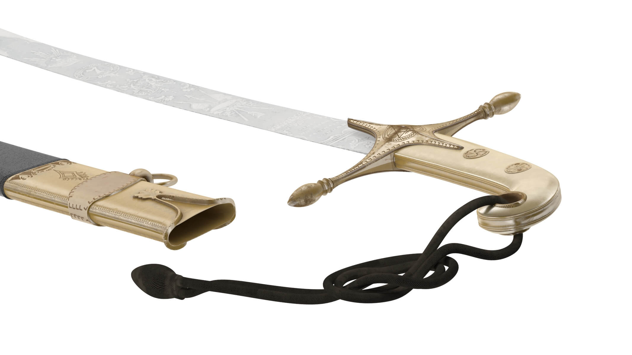 Mameluke Sword - 3D Model by frezzy