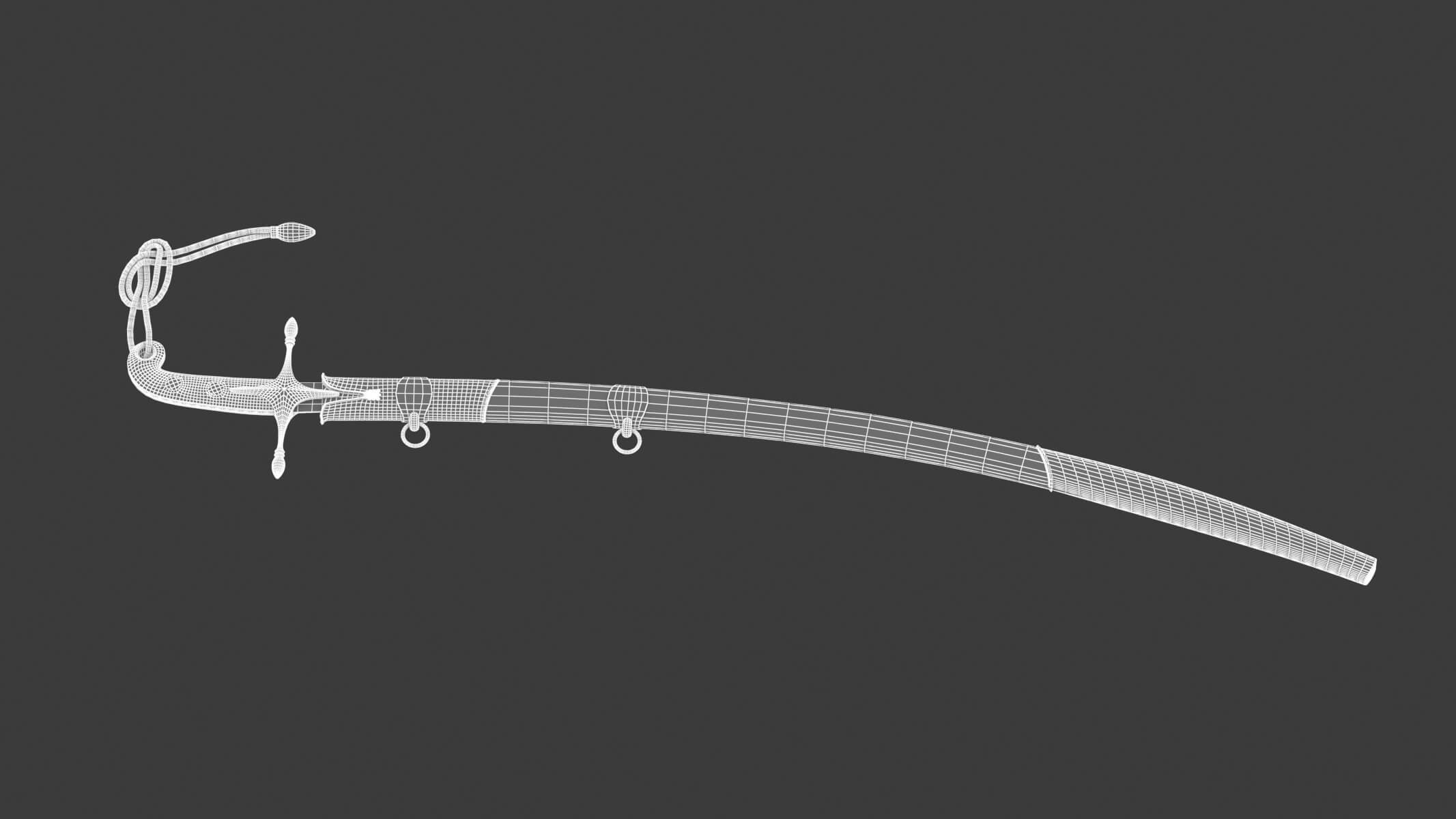 Mameluke Sword - 3D Model by frezzy