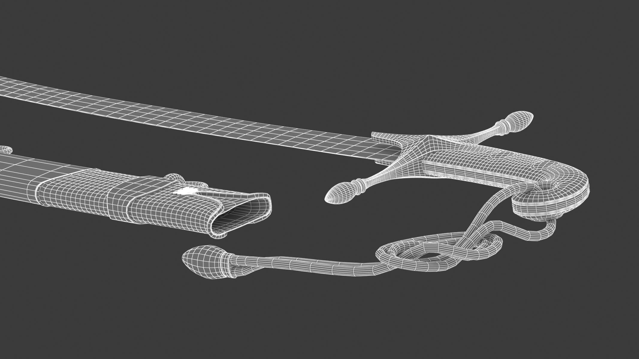 Mameluke Sword - 3D Model by frezzy