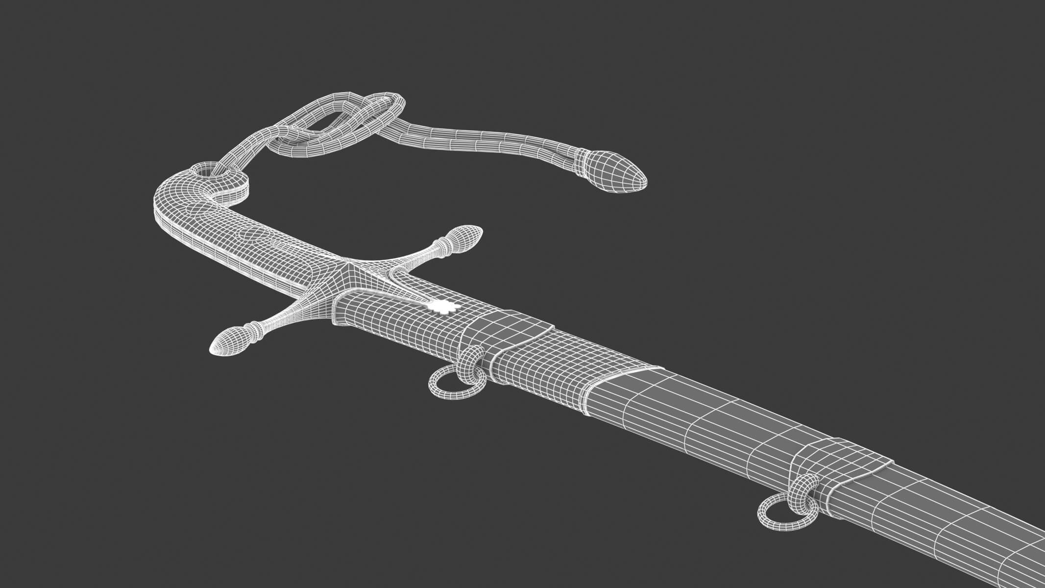 Mameluke Sword - 3D Model by frezzy