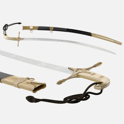 Mameluke Sword - 3D Model by frezzy