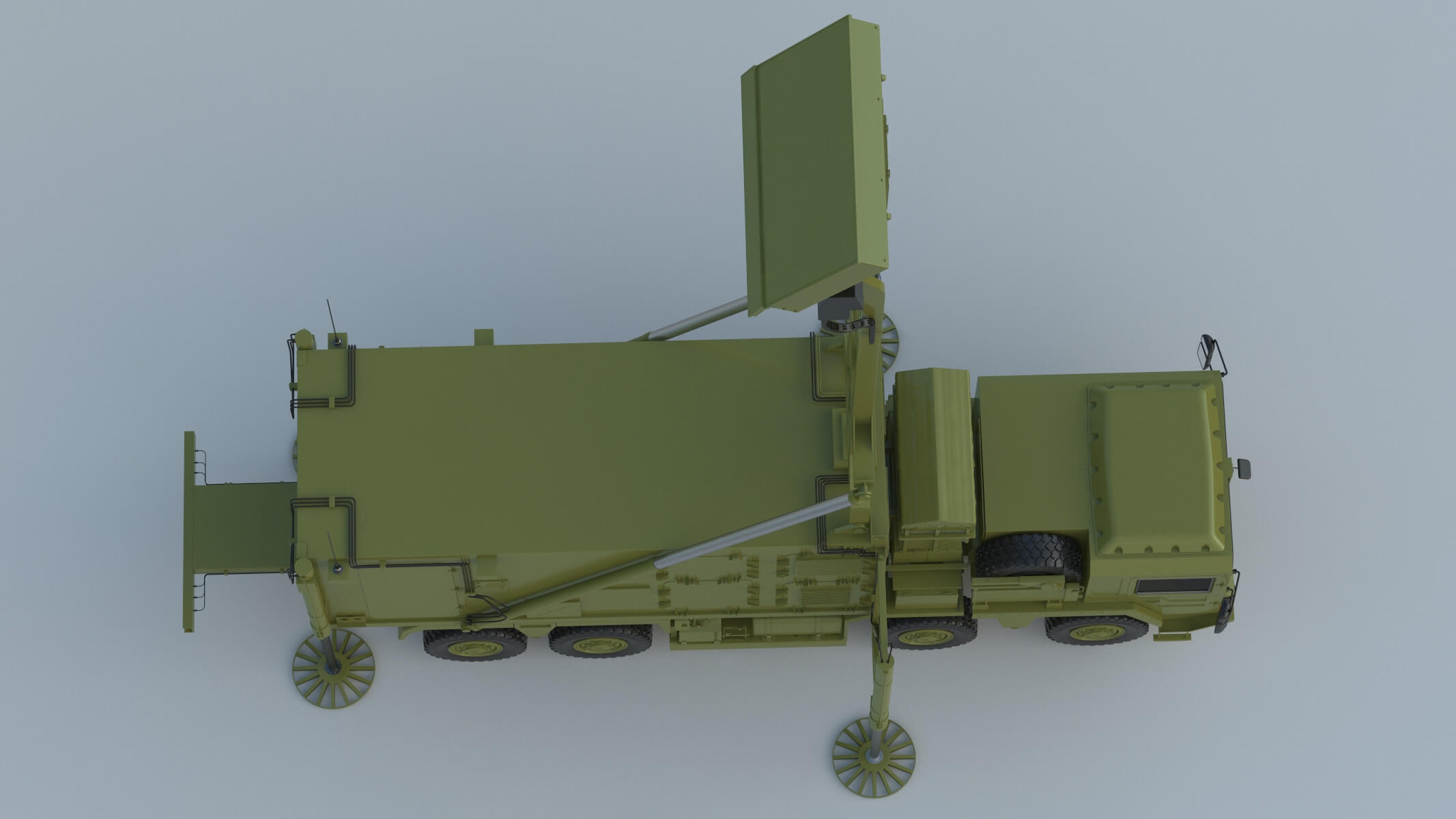 Patriot Radar Cad Model