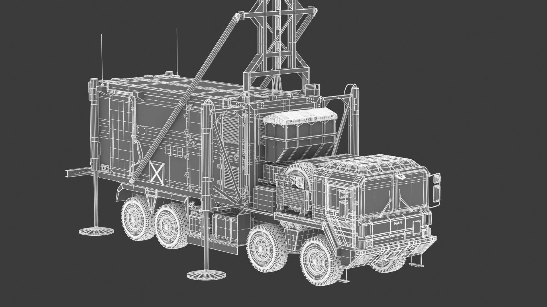 Man SX Radar - 3D Model by frezzy