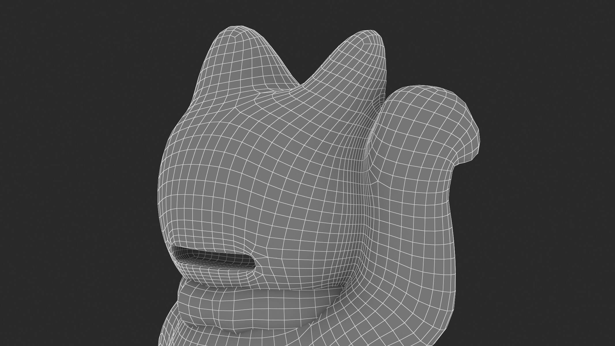 Maneki Neko - 3D Model by frezzy