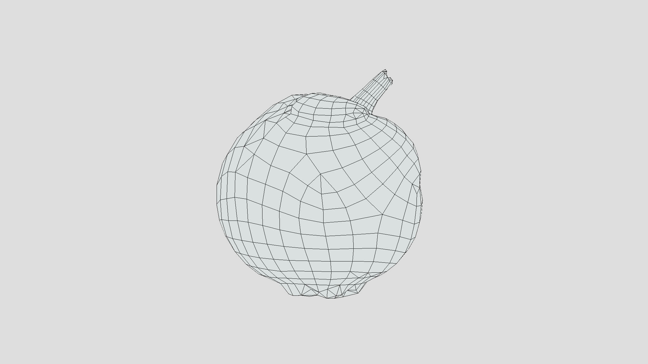 Mangosteen Low Poly - 3D Model by frezzy