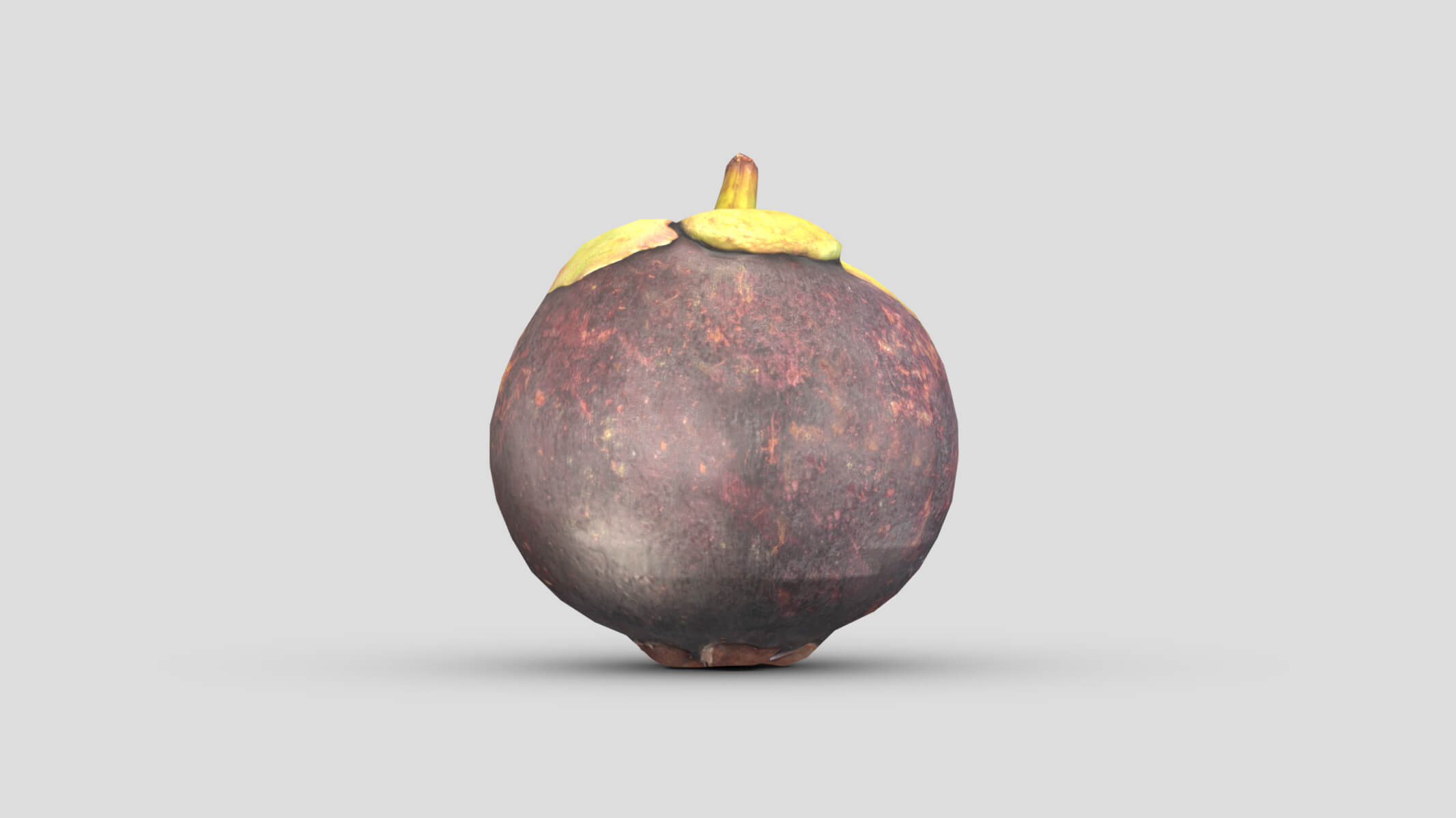 Mangosteen Low Poly - 3D Model by frezzy