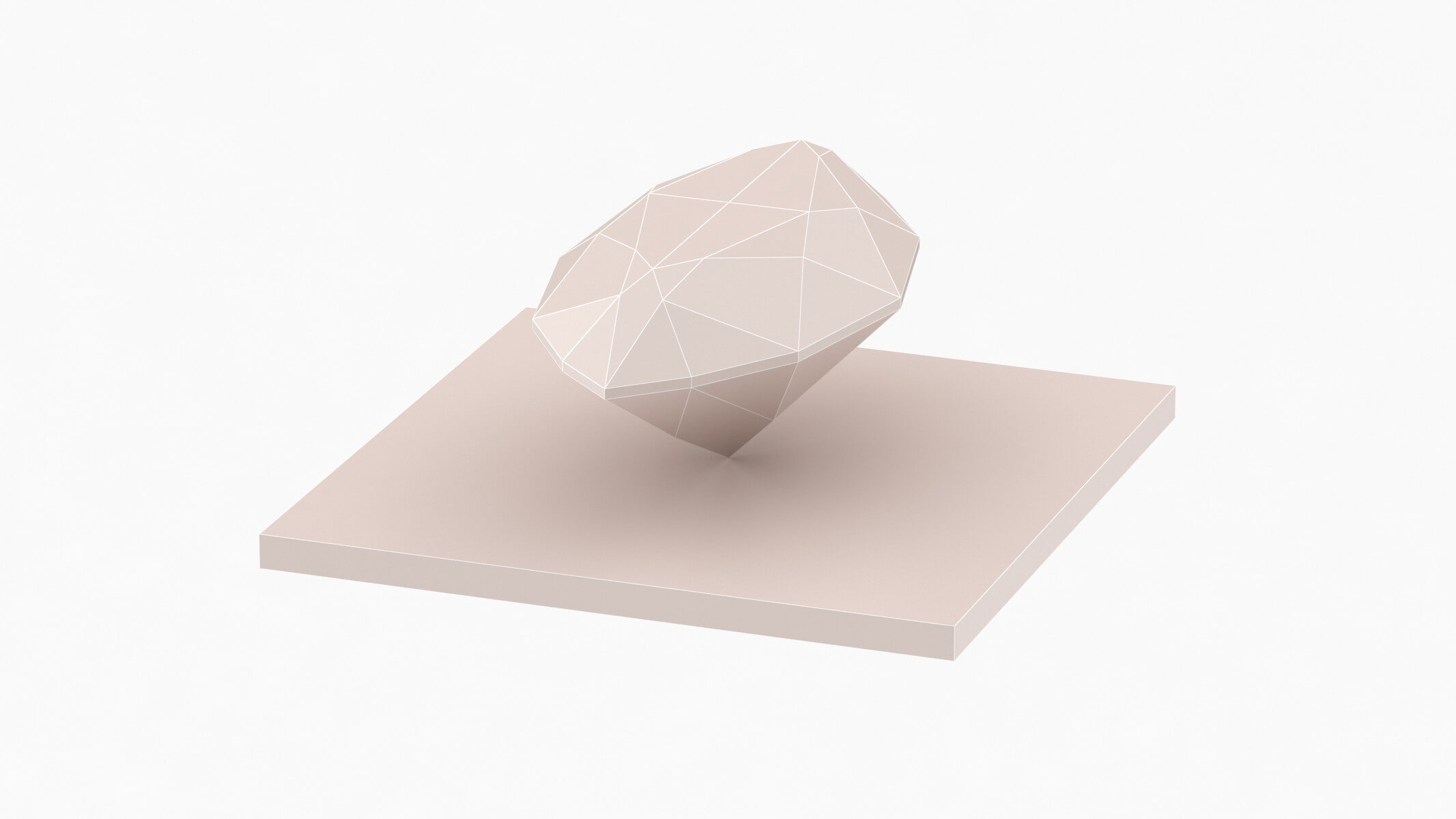 Marquise Cut Diamond - 3D Model by frezzy