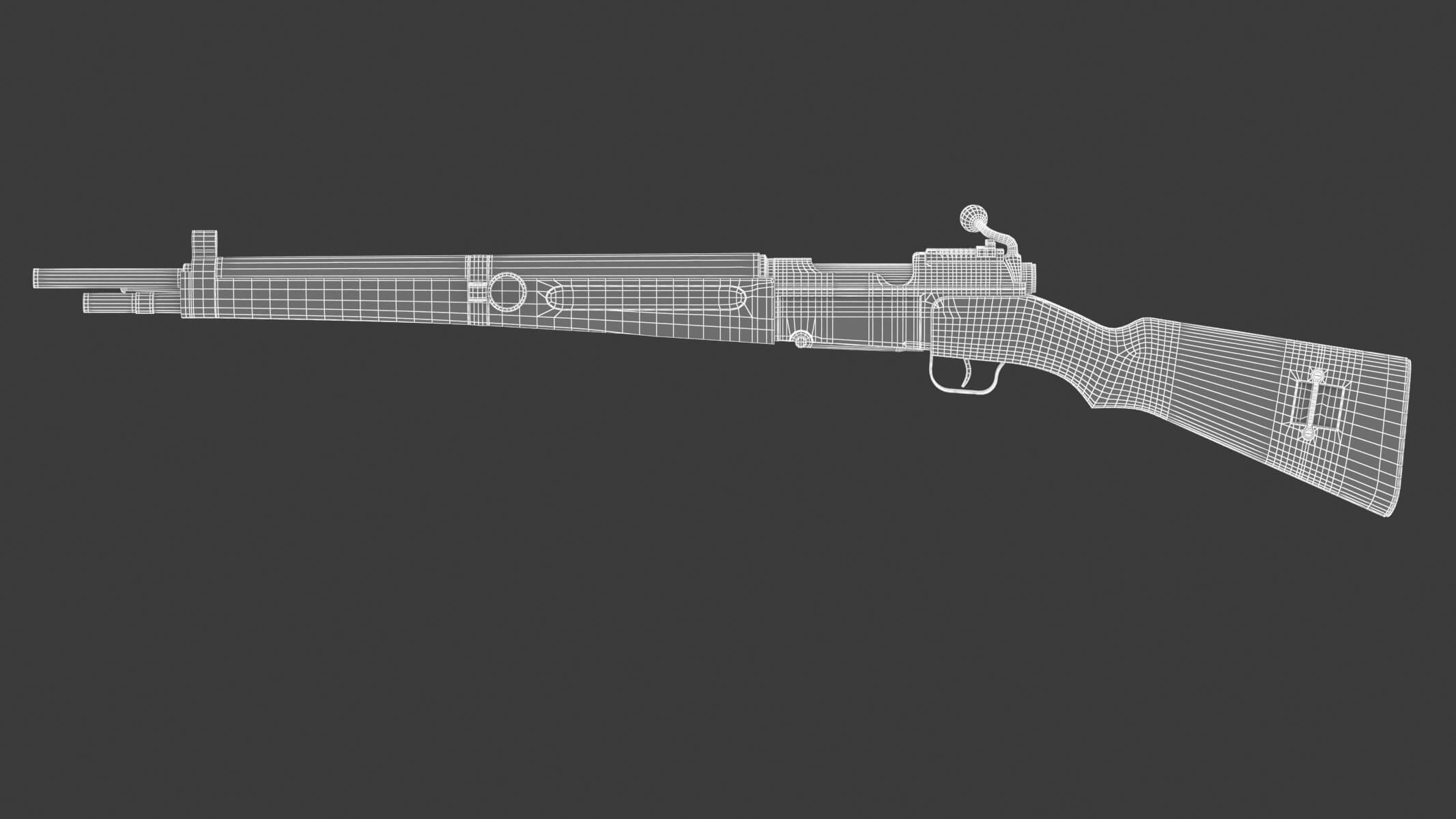 MAS-36 Rifle 3D Model by frezzy
