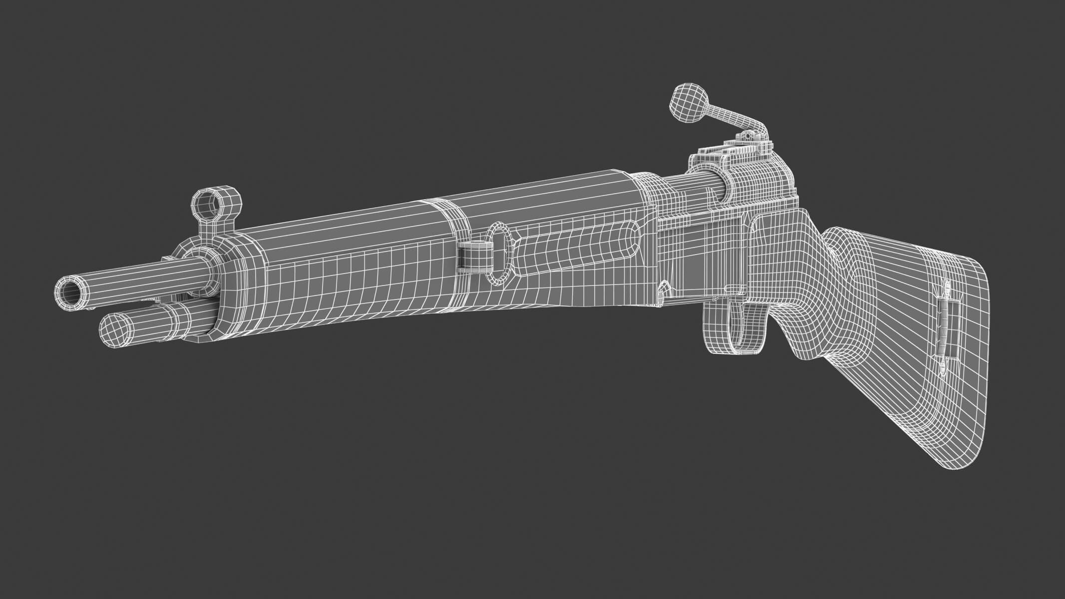 MAS-36 Rifle 3D Model by frezzy