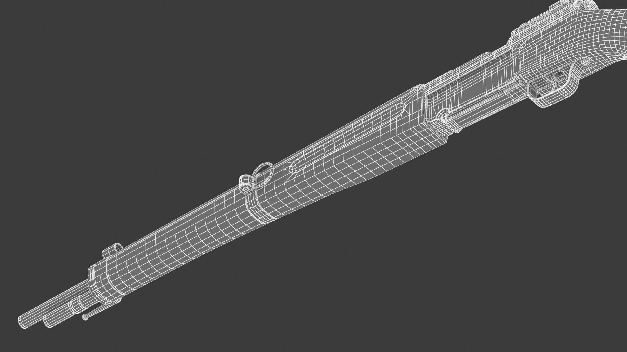MAS-36 Rifle 3D Model by frezzy