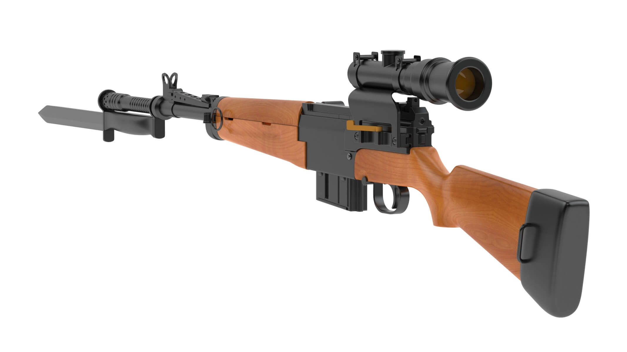 MAS-49 Rifle 3D Model by frezzy