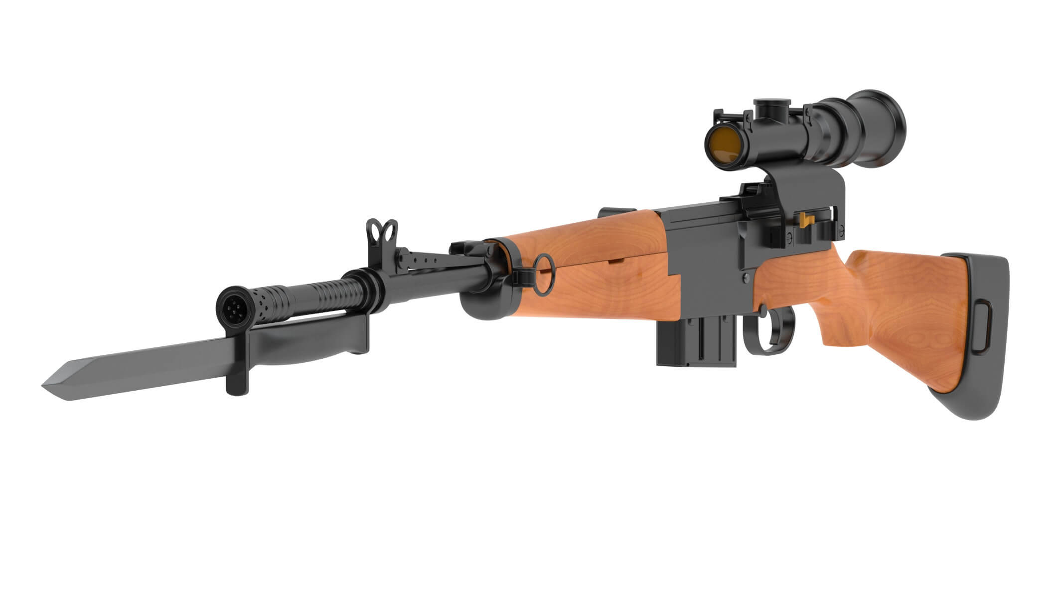 MAS-49 Rifle 3D Model by frezzy