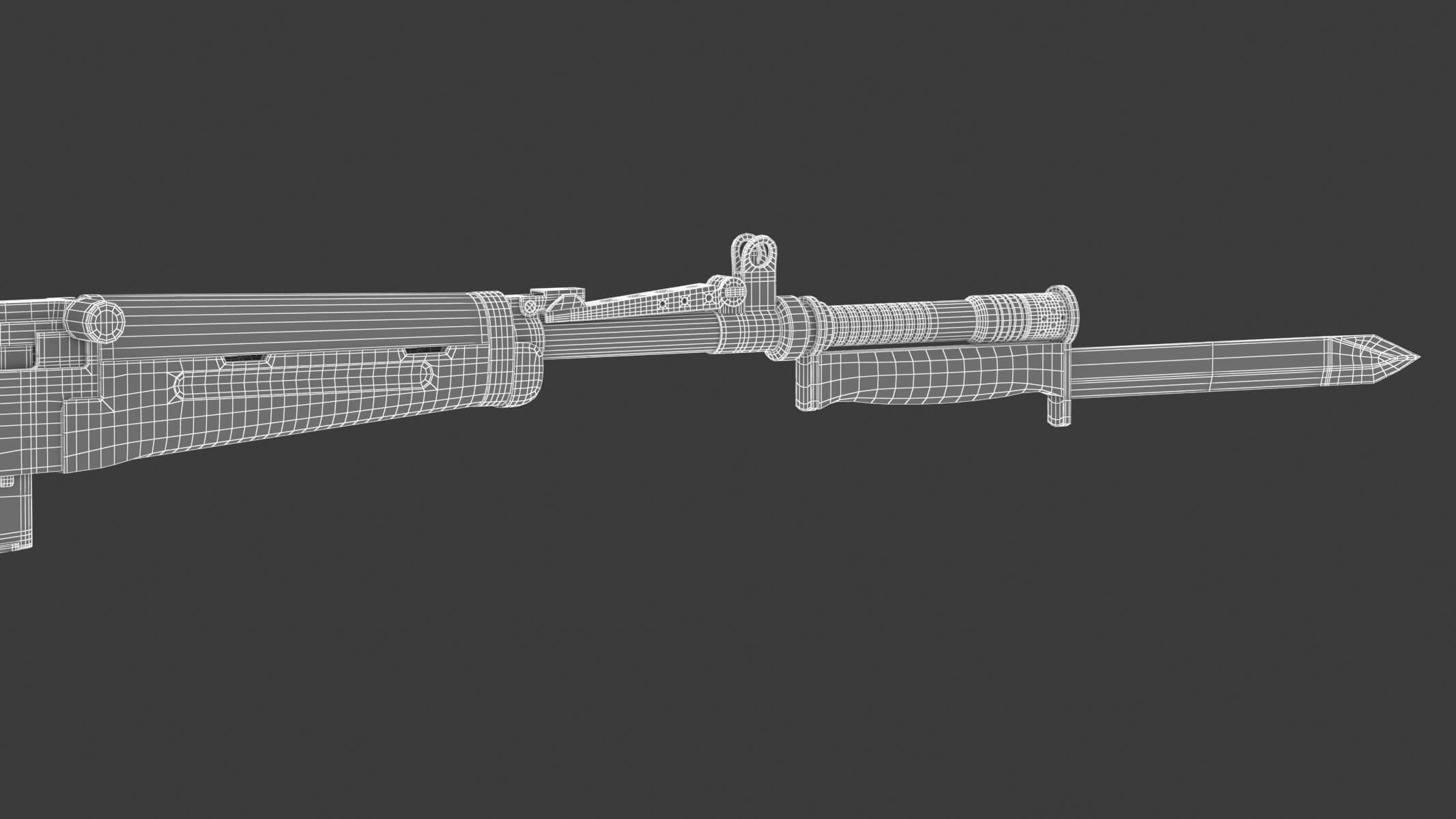 MAS-49 Rifle 3D Model by frezzy