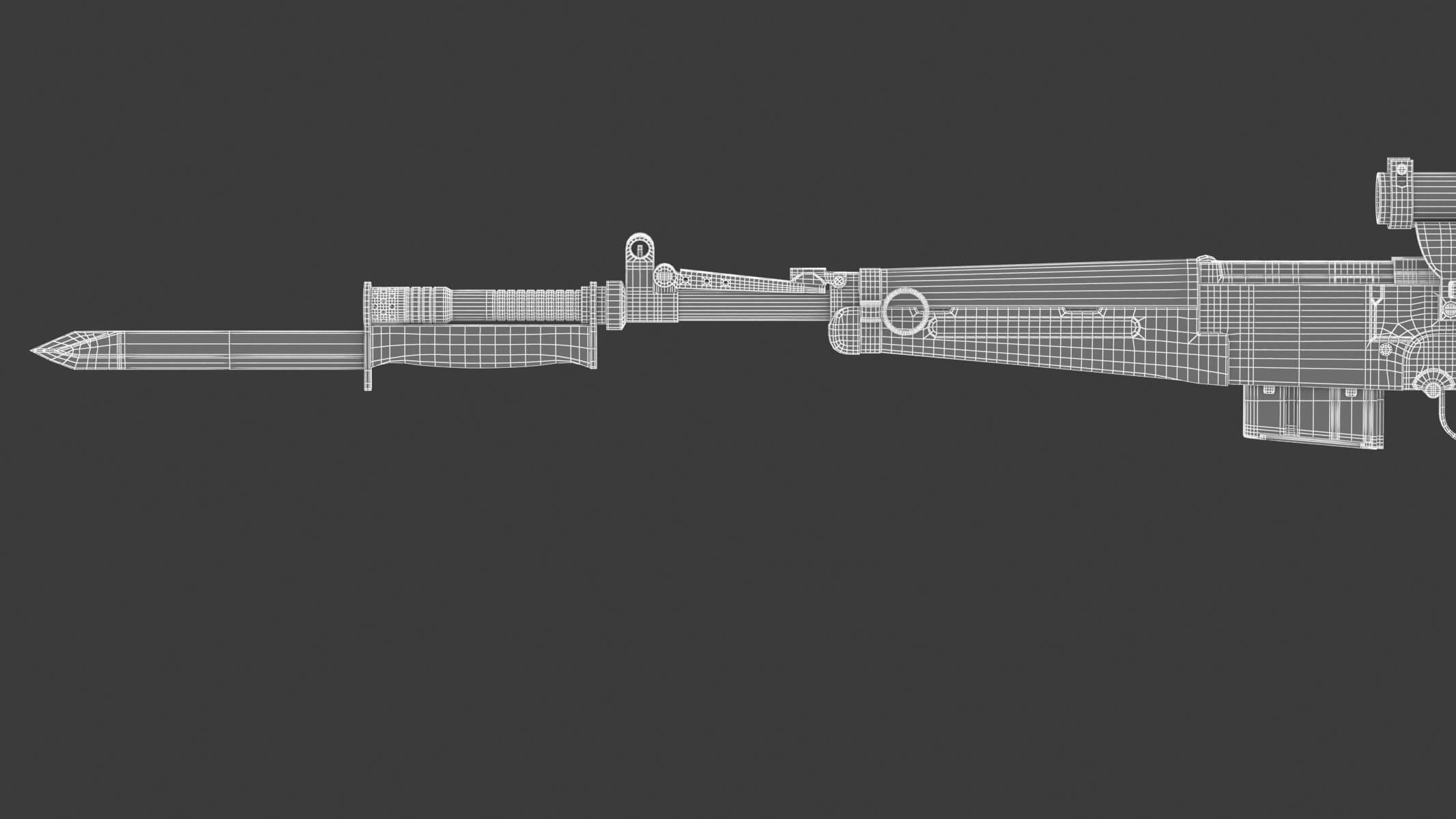 MAS-49 Rifle 3D Model by frezzy