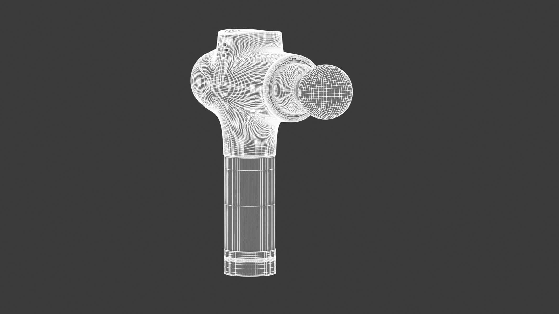 Massage Gun - 3D Model by frezzy
