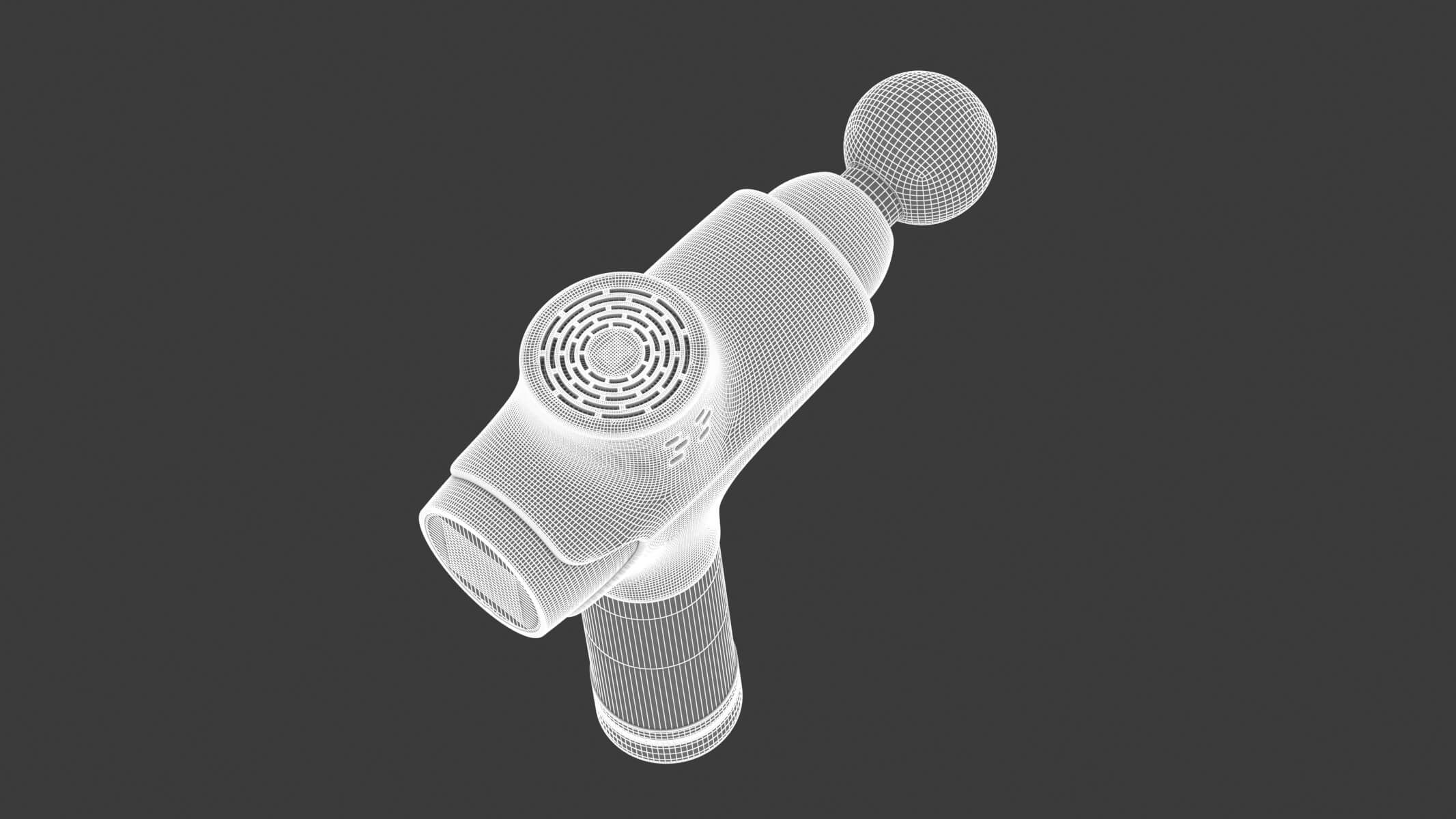 Massage Gun - 3D Model by frezzy