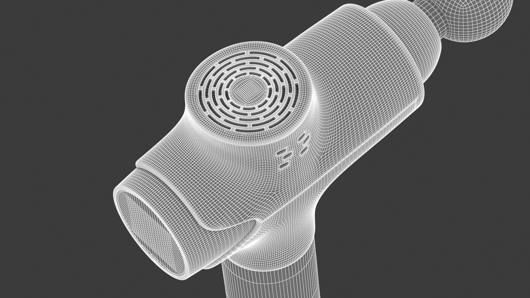 Massage Gun - 3D Model by frezzy