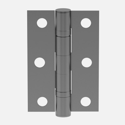 Matt Black Hinge - 3D Model by frezzy