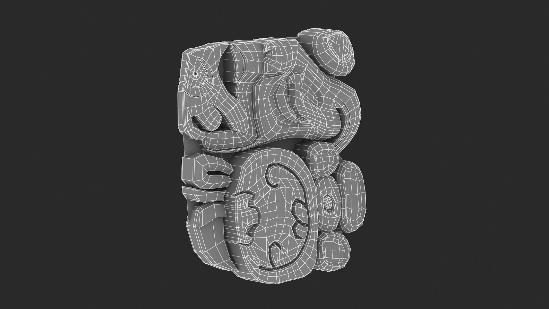 Maya Alphabet - 3D Model by frezzy
