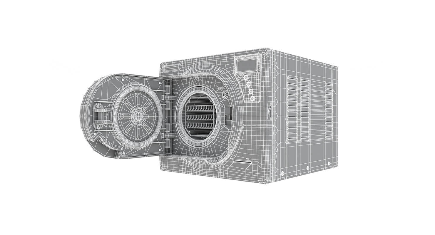 Medical Autoclave - 3D Model by frezzy