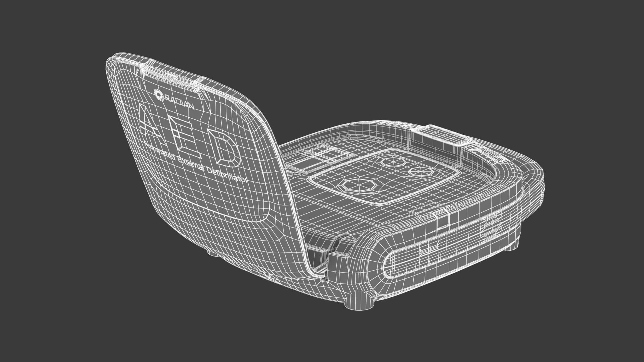 Medical Automatic External Detibrillator (Aed) - 3D Model by frezzy
