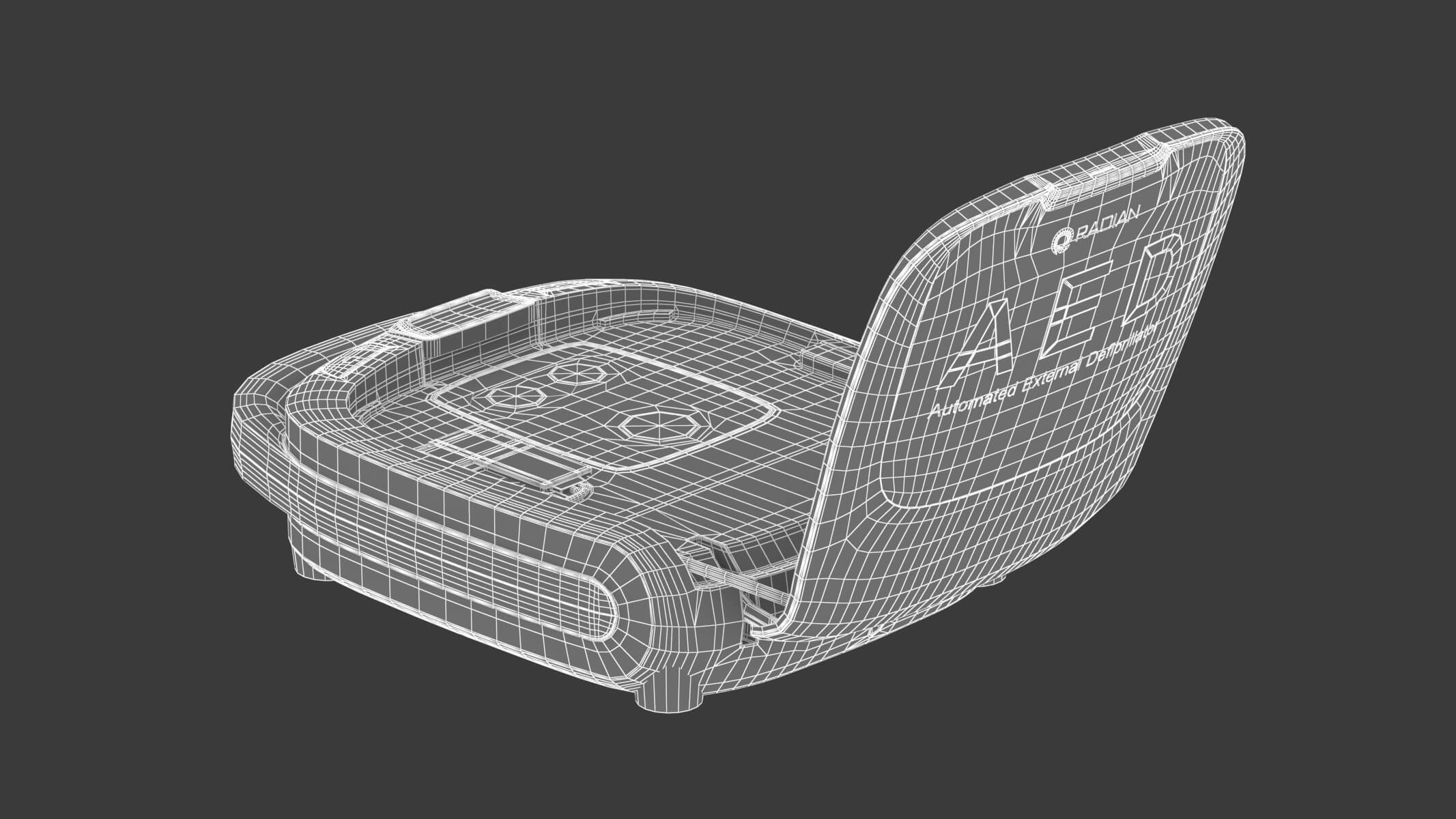 Medical Automatic External Detibrillator (Aed) - 3D Model by frezzy