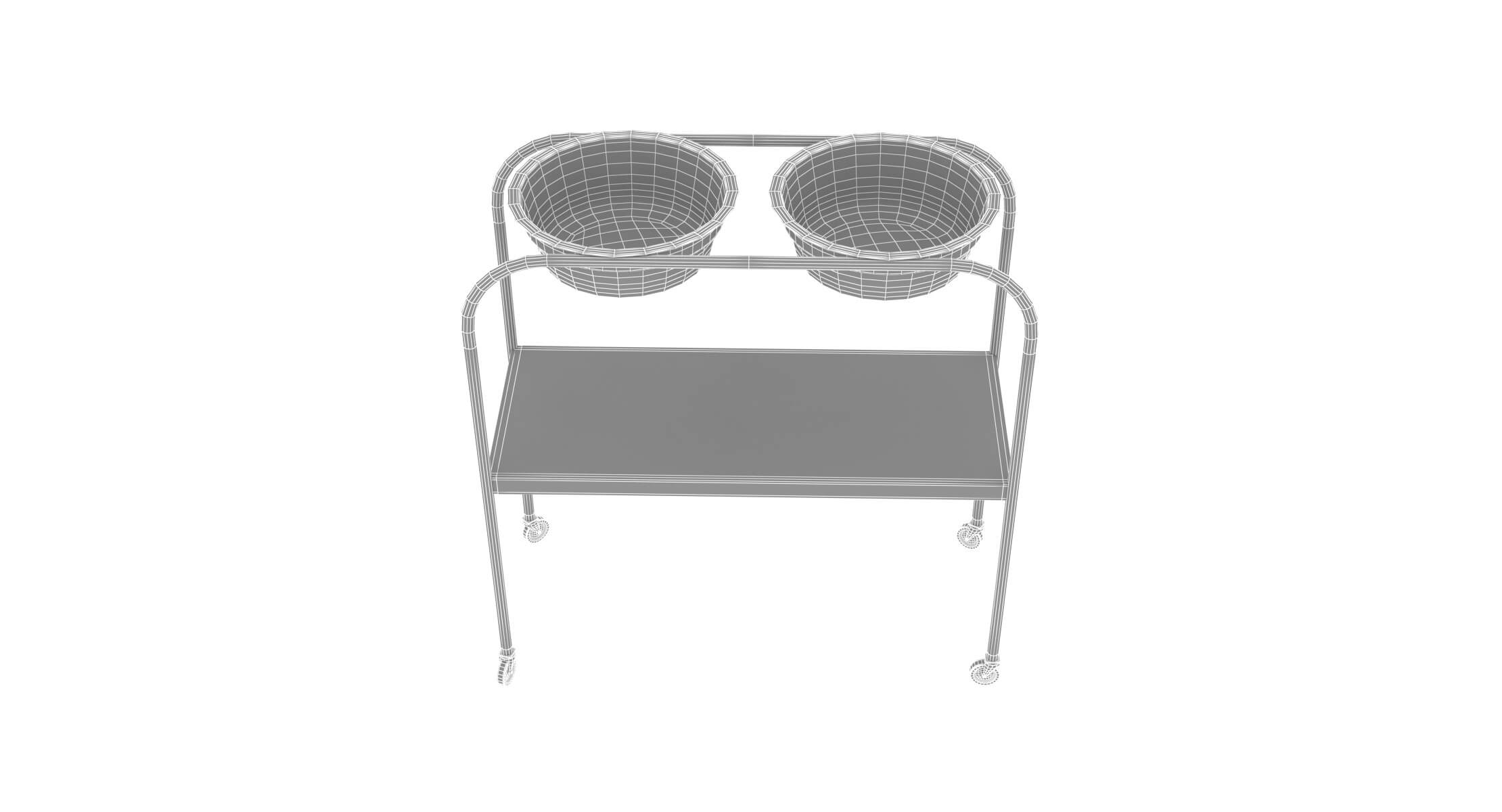 Medical Basin Stands - 3D Model by frezzy
