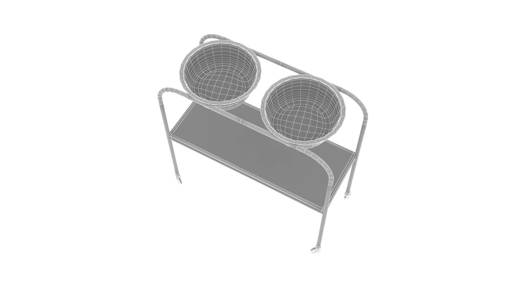 Medical Basin Stands - 3D Model by frezzy