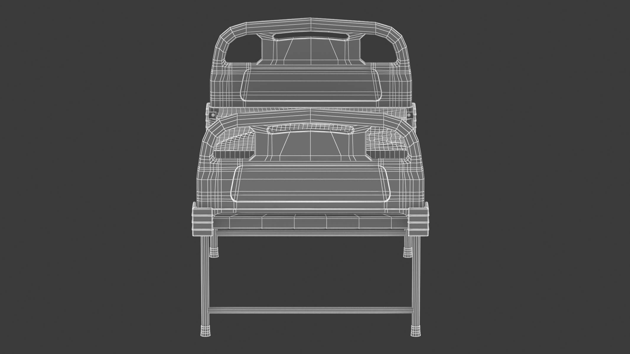 Medical Bed 03 - 3D Model by frezzy
