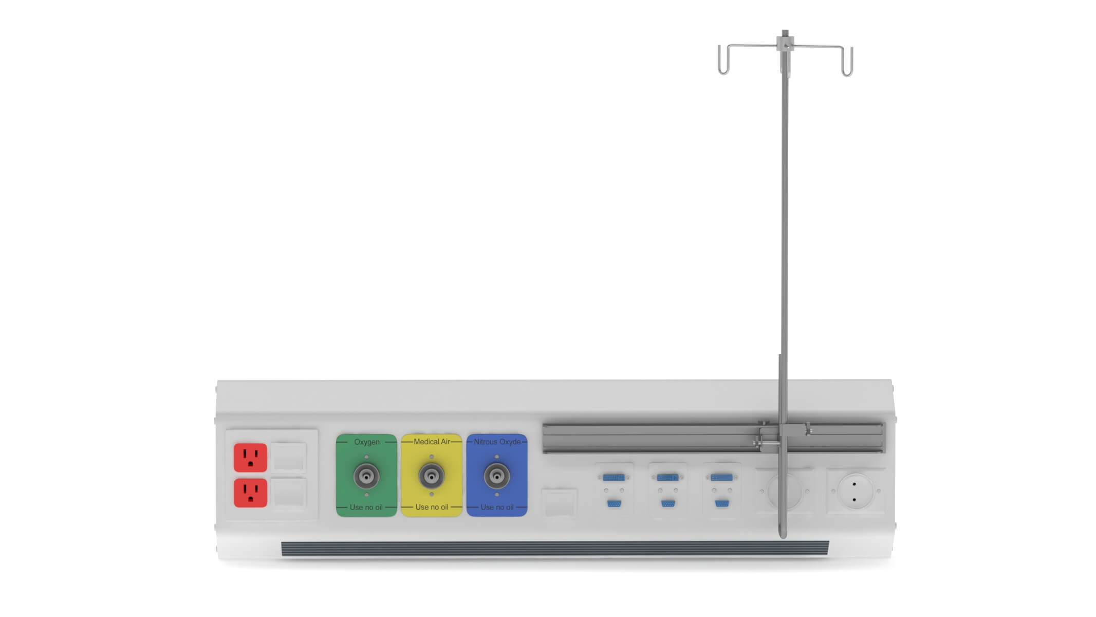 Medical Bed Head Unit - 3D Model by frezzy