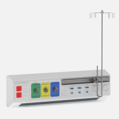 Medical Bed Head Unit - 3D Model by frezzy