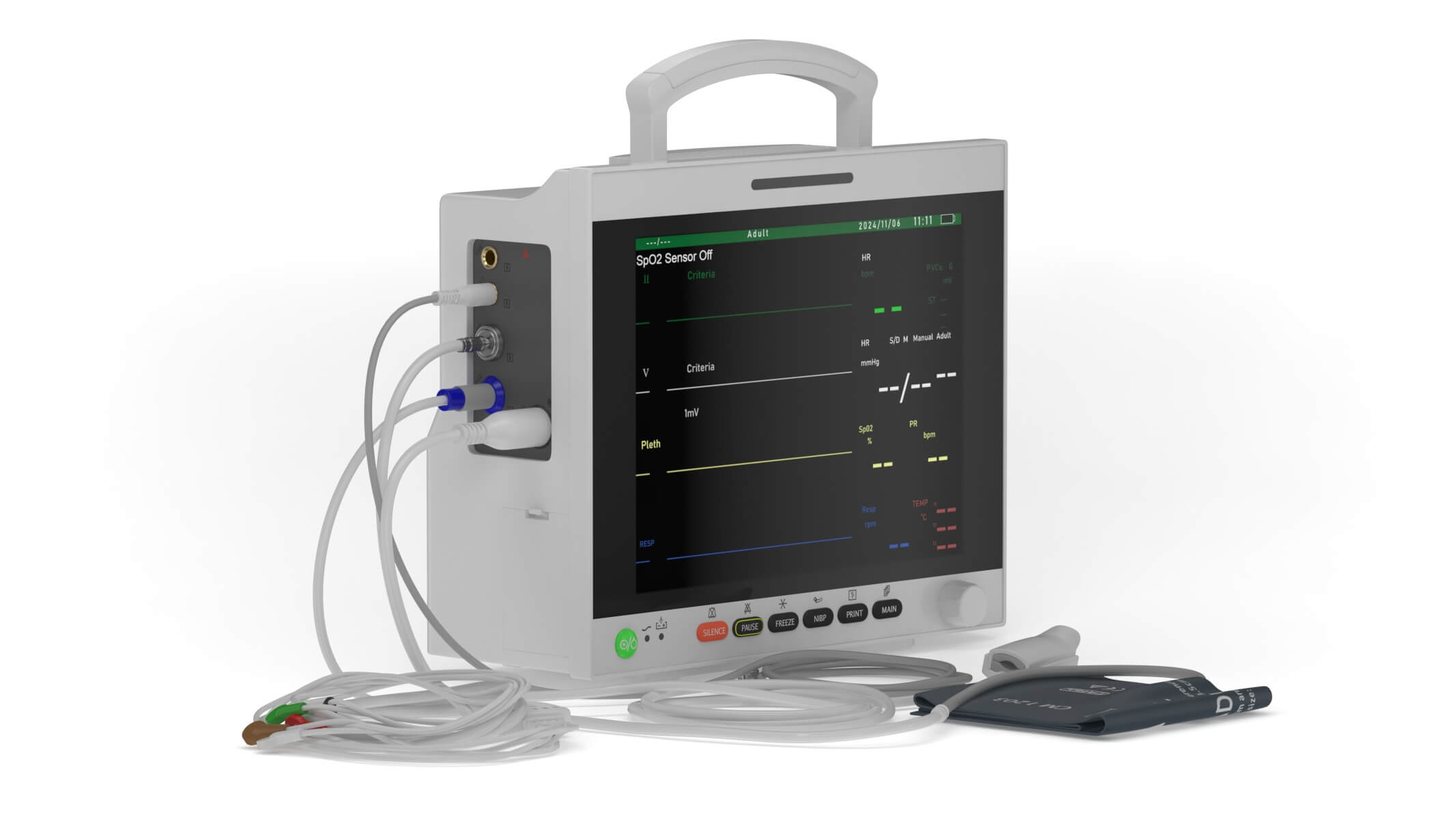 Medical Bed Side Monitor - 3D Model by frezzy