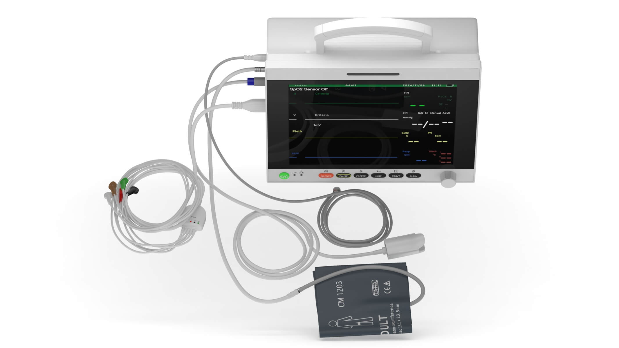 Medical Bed Side Monitor - 3D Model by frezzy