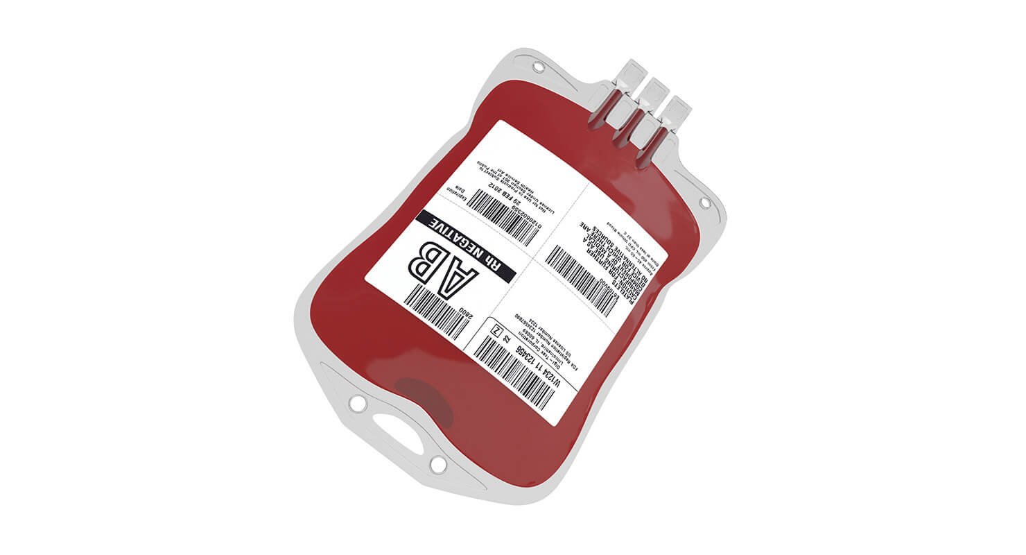 Medical Blood Bag - 3D Model by frezzy