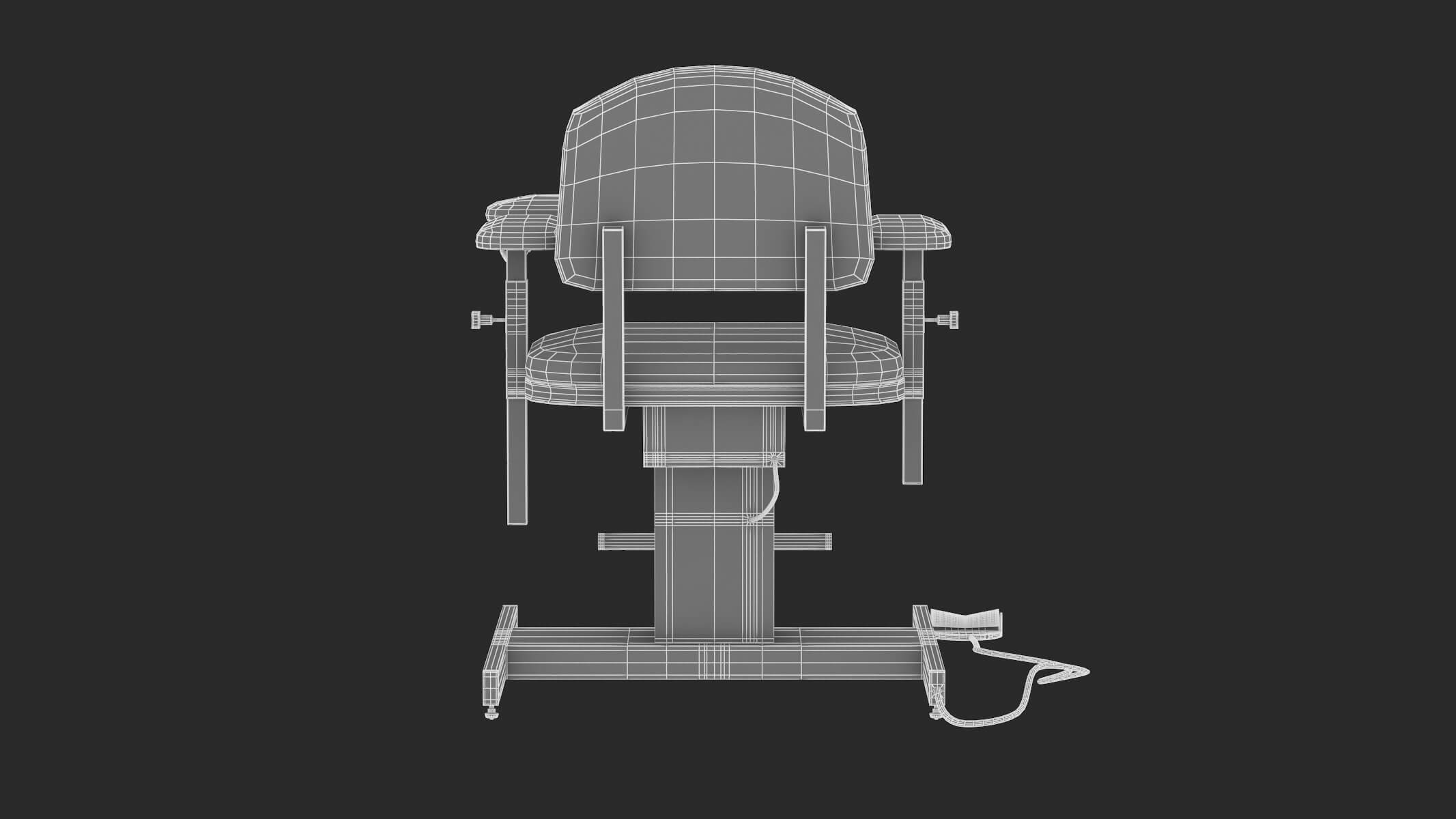 Medical Blood Drawing Chair - 3D Model by frezzy