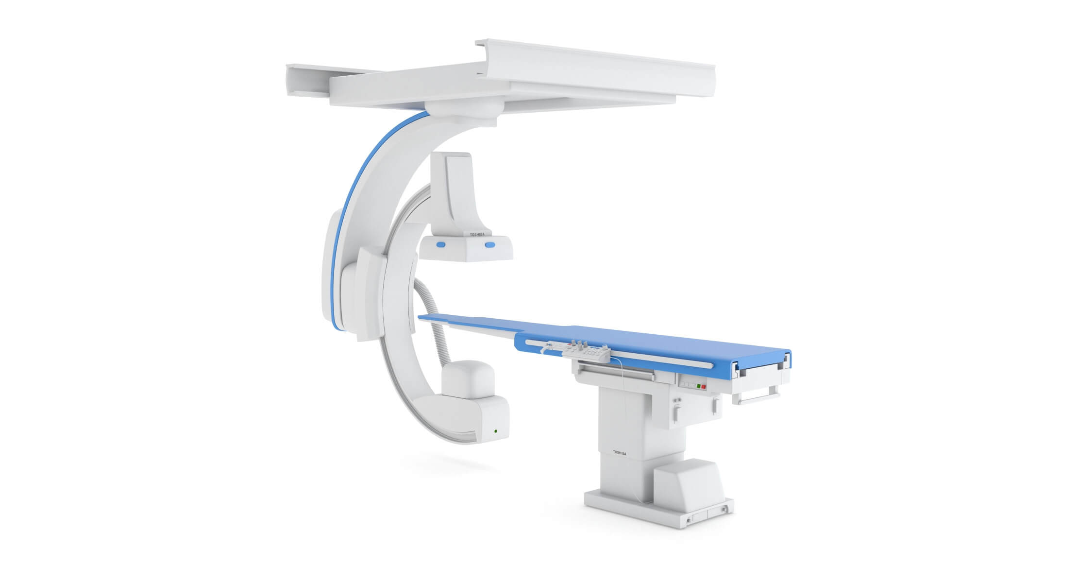 Medical C-Arm System With Table 3D Model by frezzy