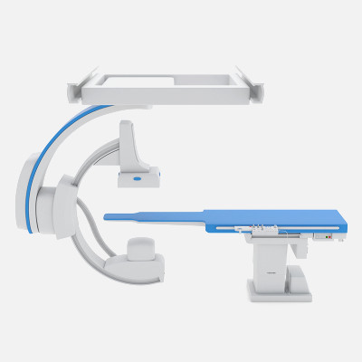 Medical C-Arm System With Table 3D Model by frezzy