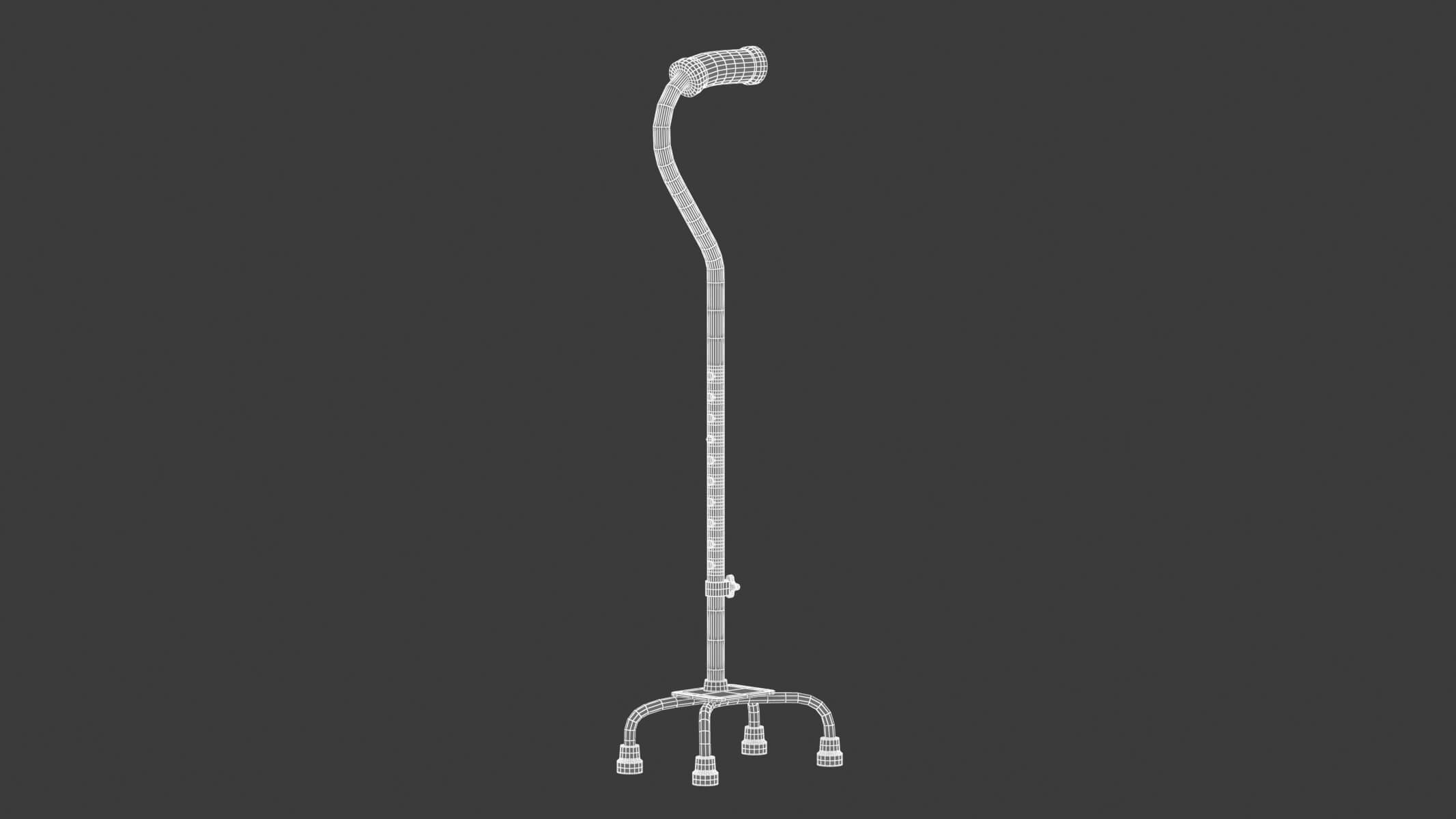 Medical Cane - 3D Model by frezzy