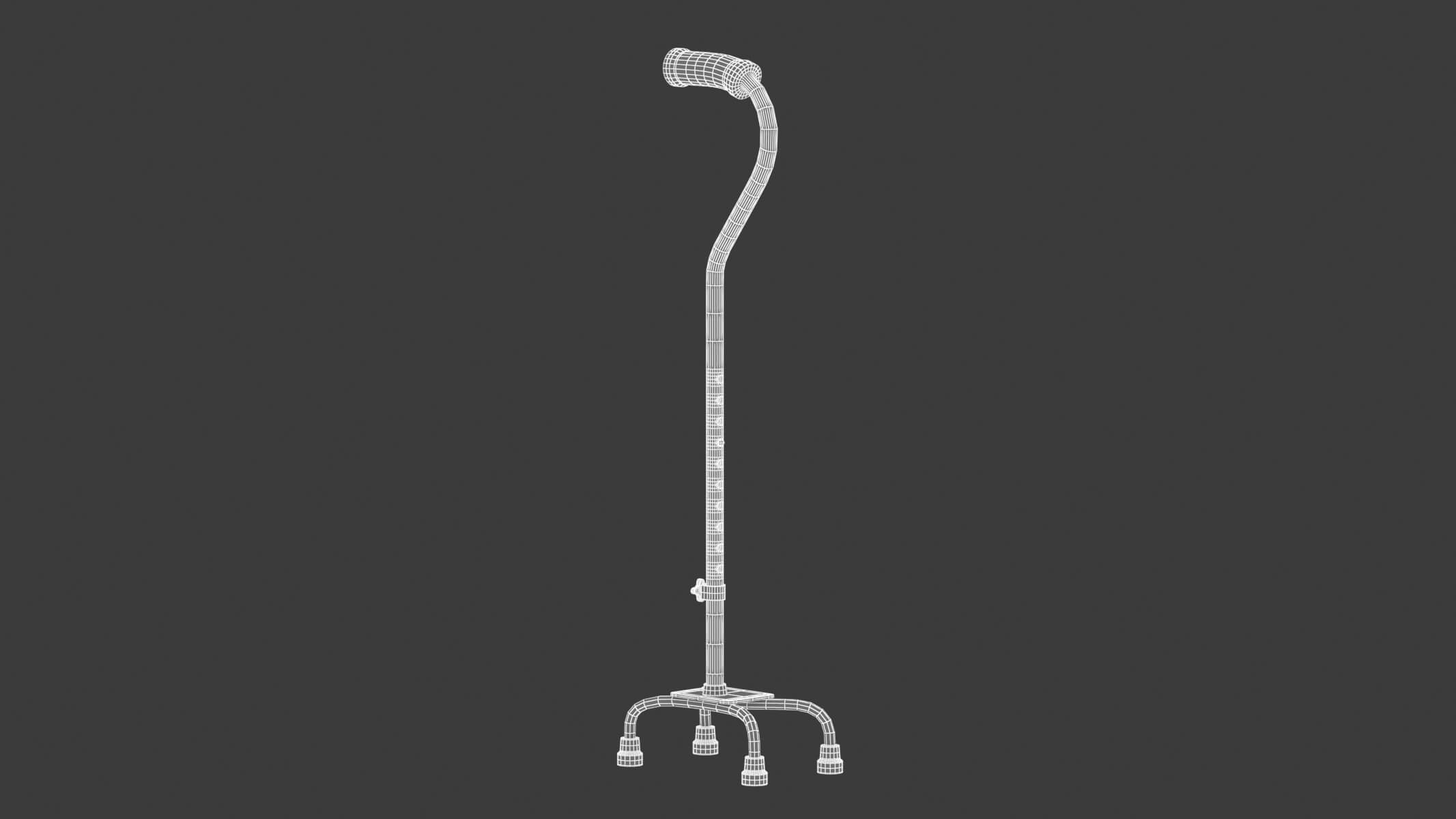 Medical Cane - 3D Model by frezzy