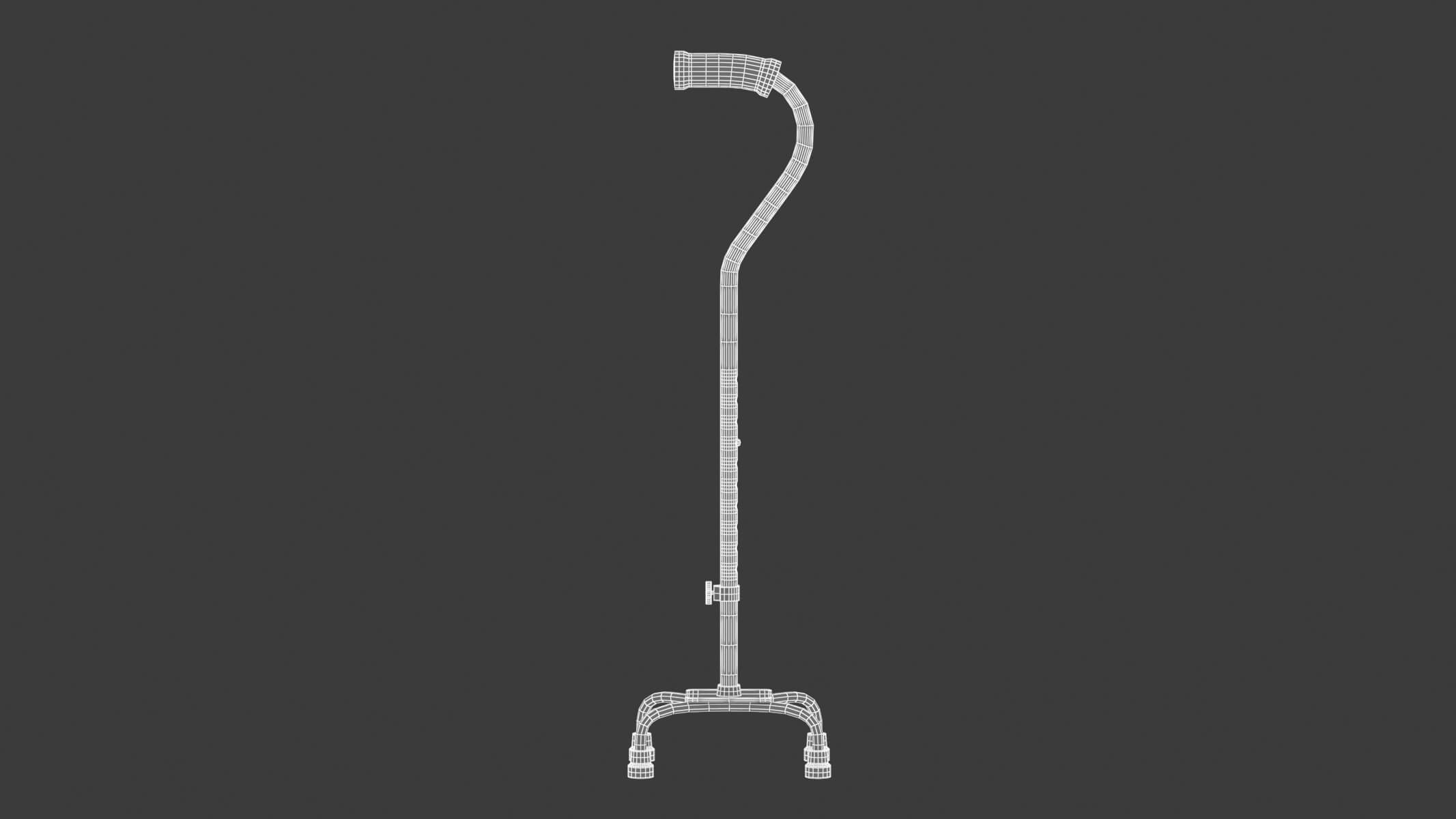 Medical Cane - 3D Model by frezzy